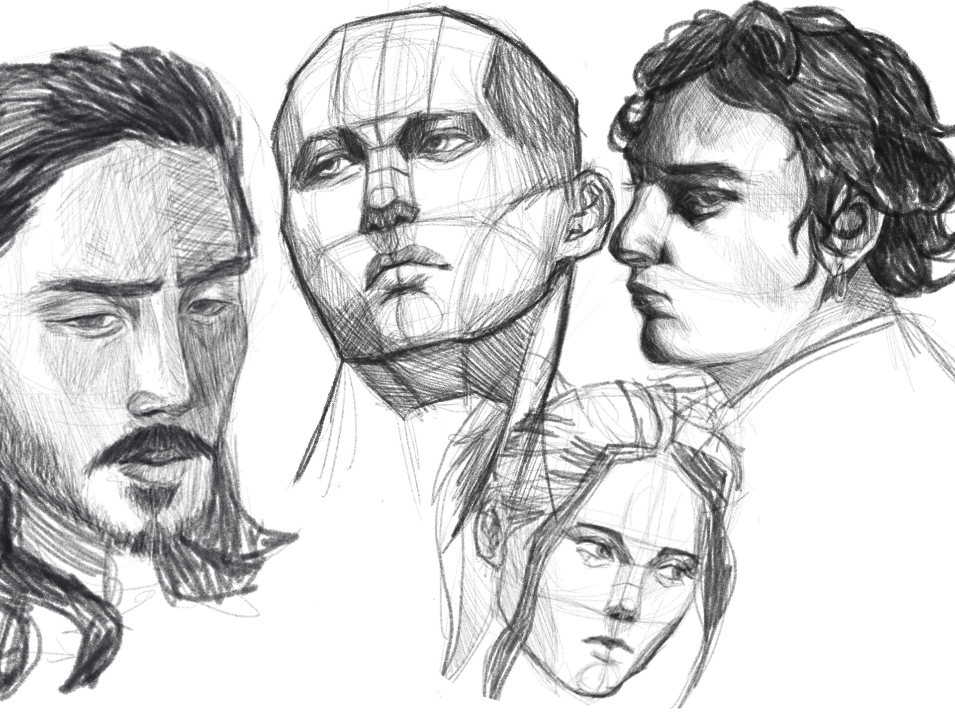 ArtStation - Face sketches
