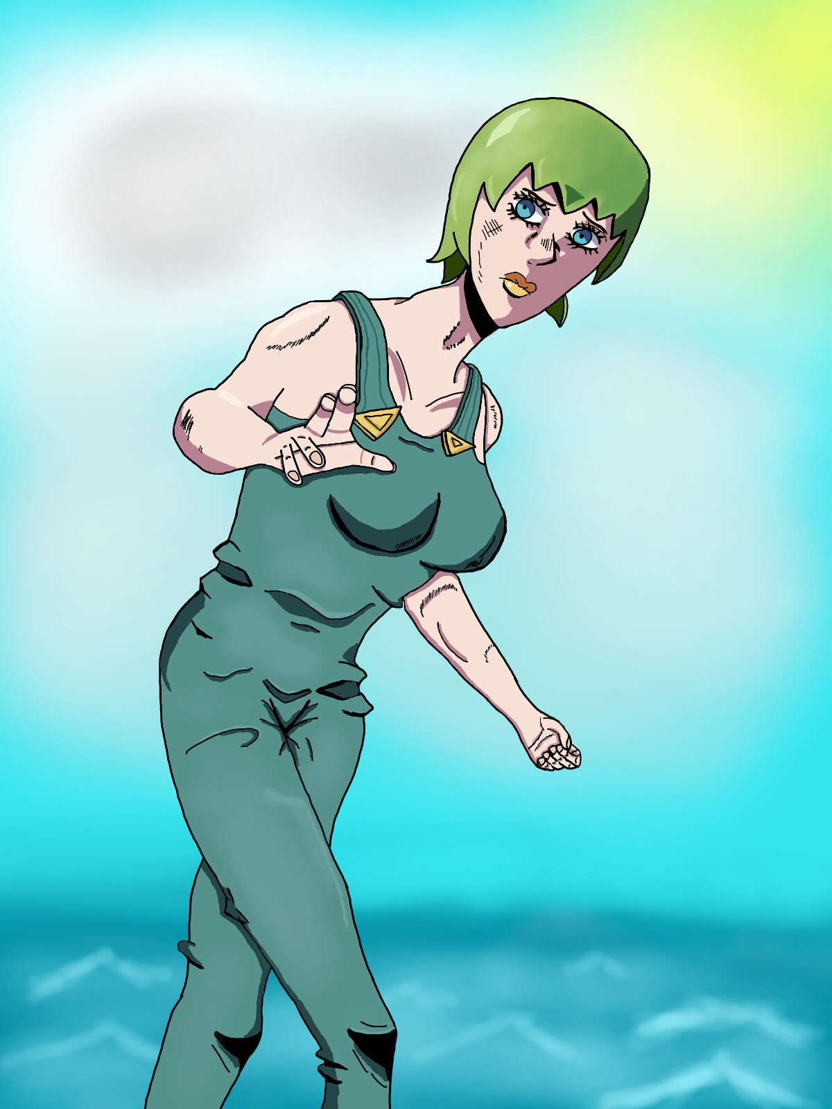 ArtStation - Foo Fighters - JoJo's Bizarre Adventure Stone Ocean