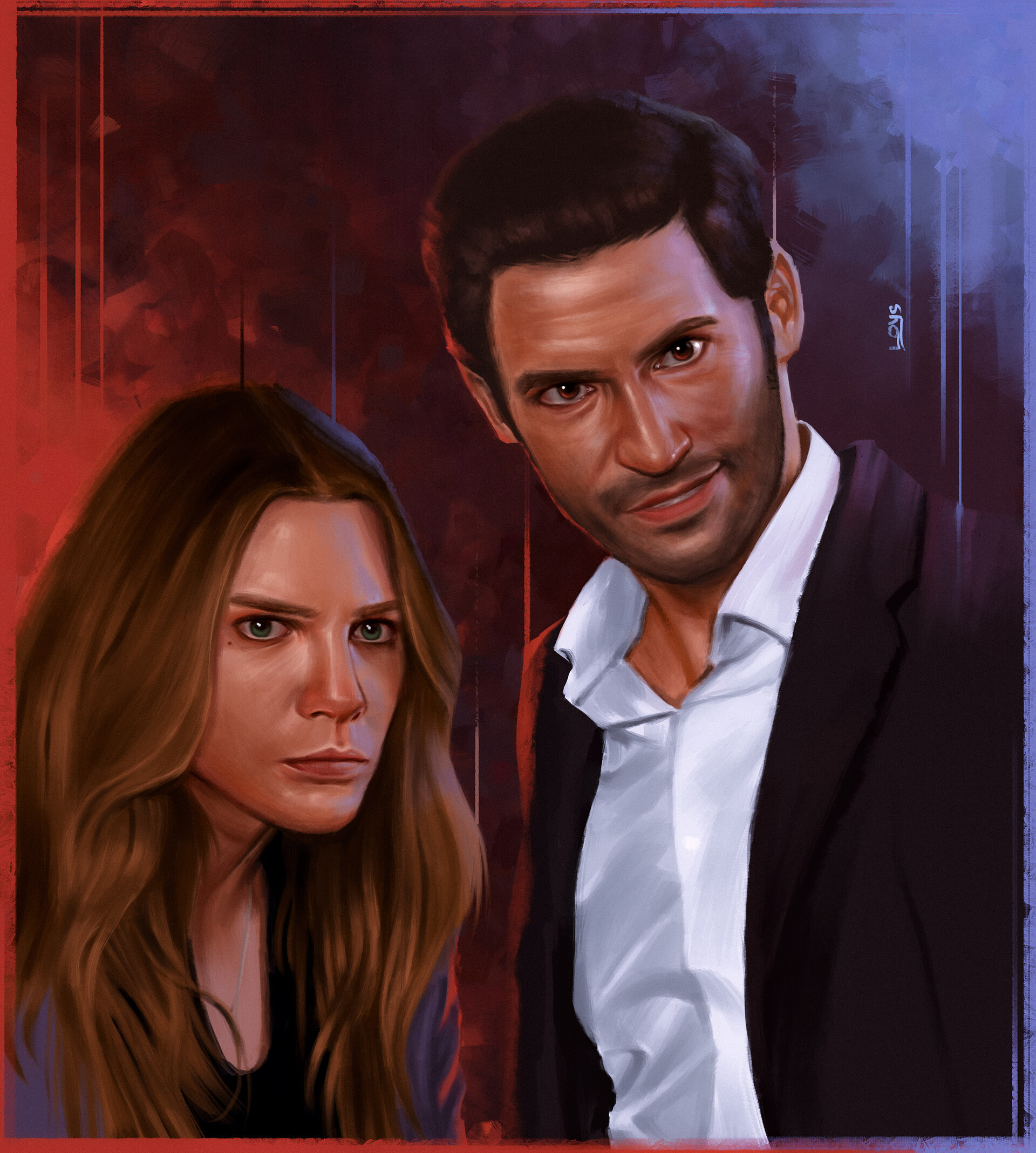 ArtStation - Lucifer and Chloe (From Lucifer)