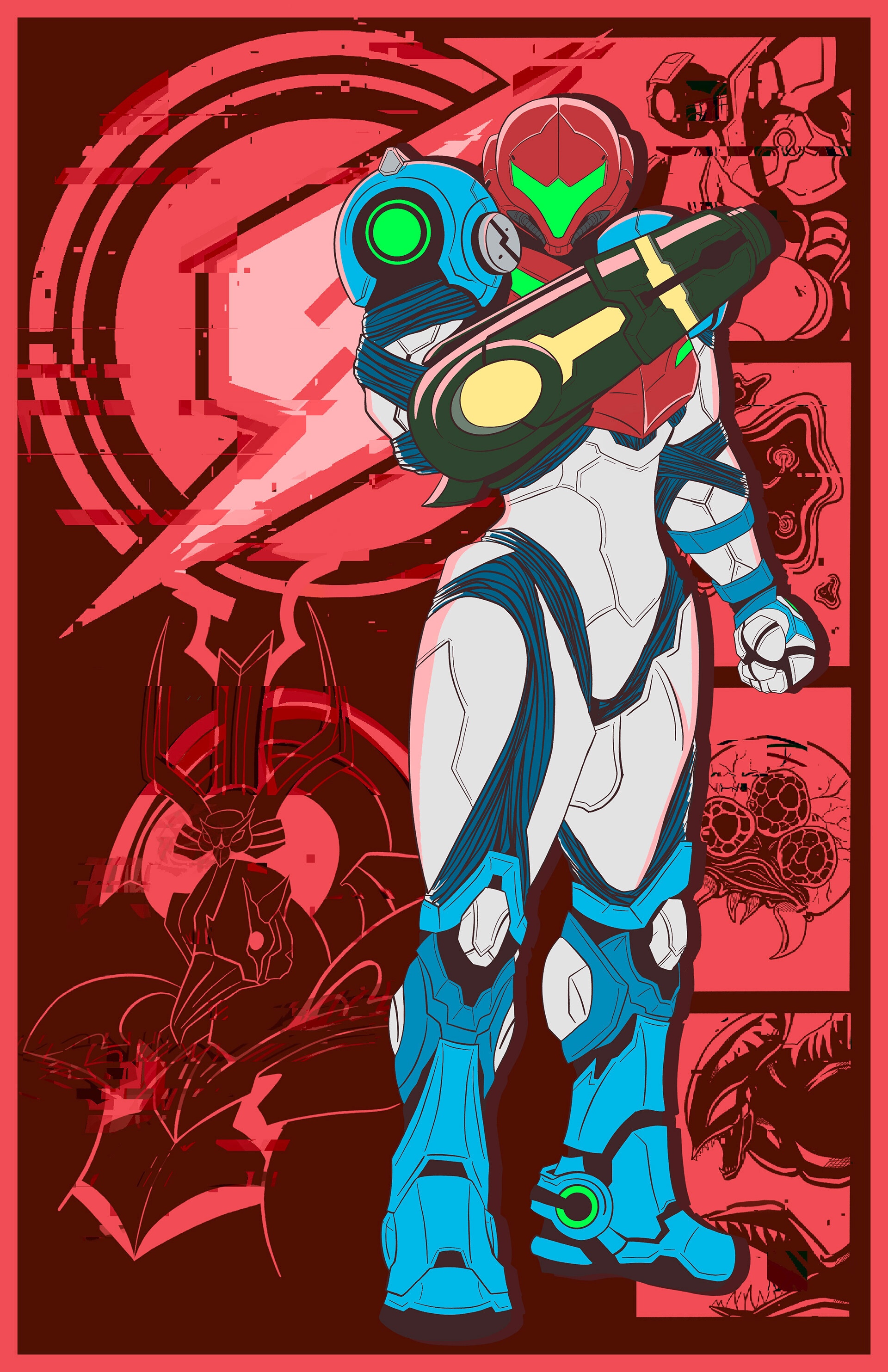 ArtStation - Metroid Dread Poster