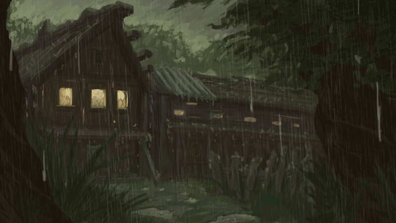ArtStation - Haunted House Gif