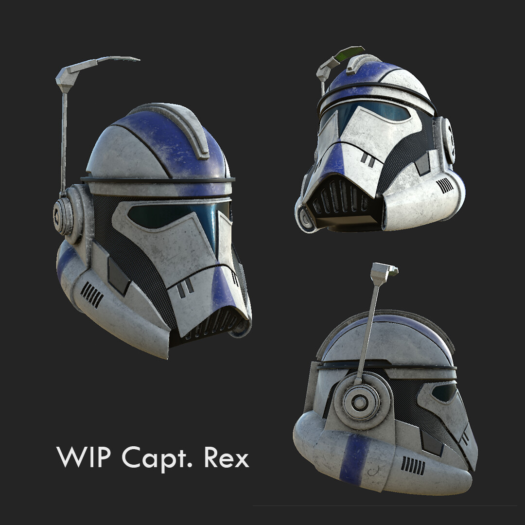 ArtStation - WIP Capt. Rex