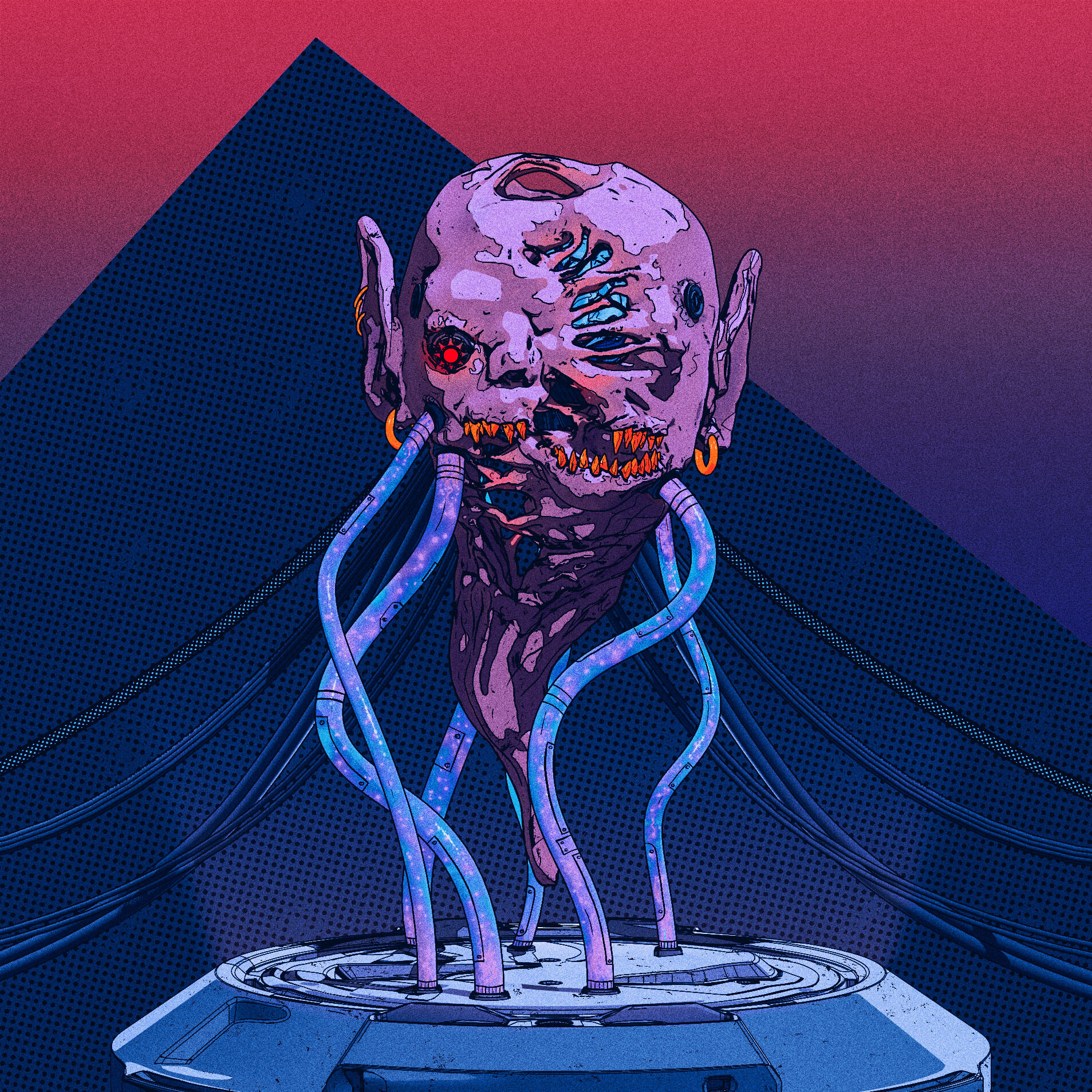 ArtStation - Cyber Head