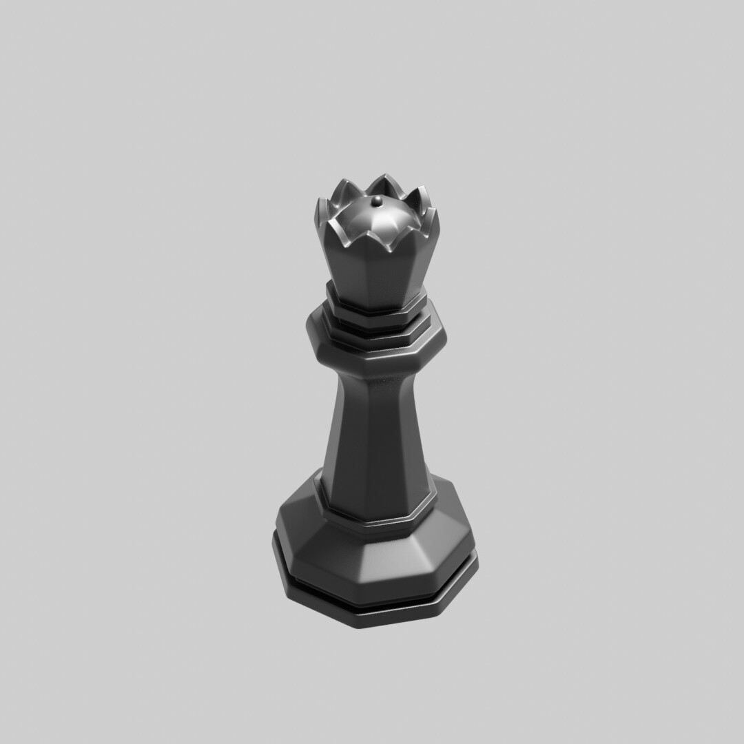 ArtStation - Queen Chess Coin