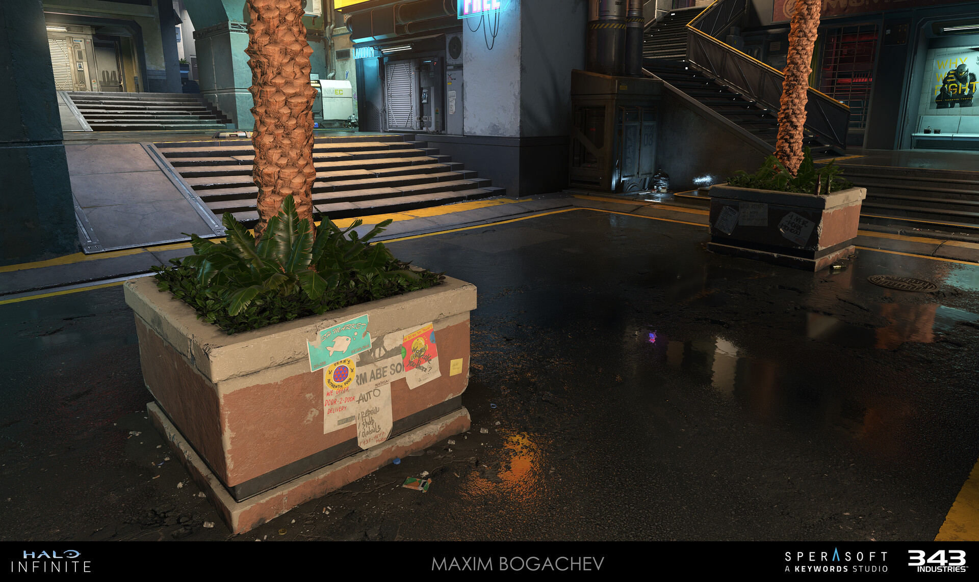 Maxim Bogachev - Halo Infinite - Streets