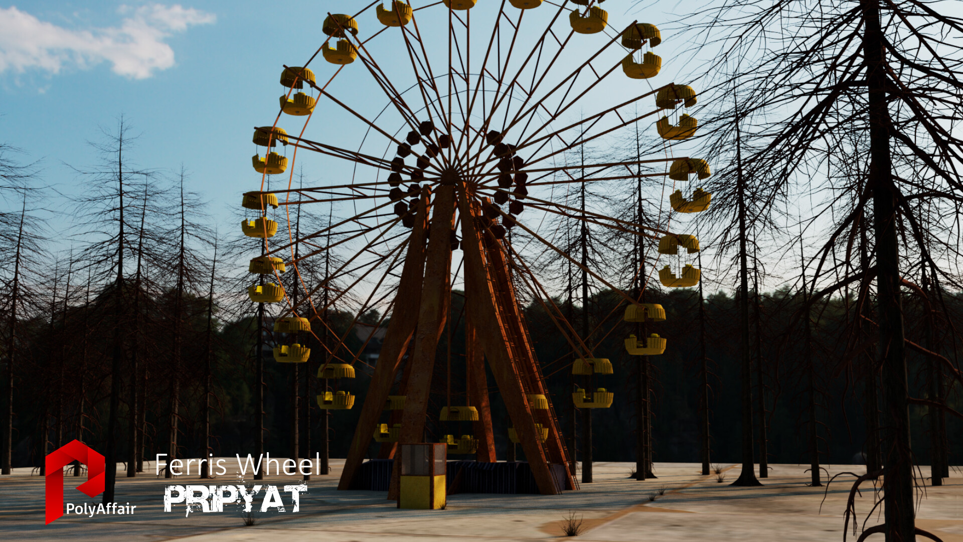 ArtStation - Ferris Wheel of Pripyat!