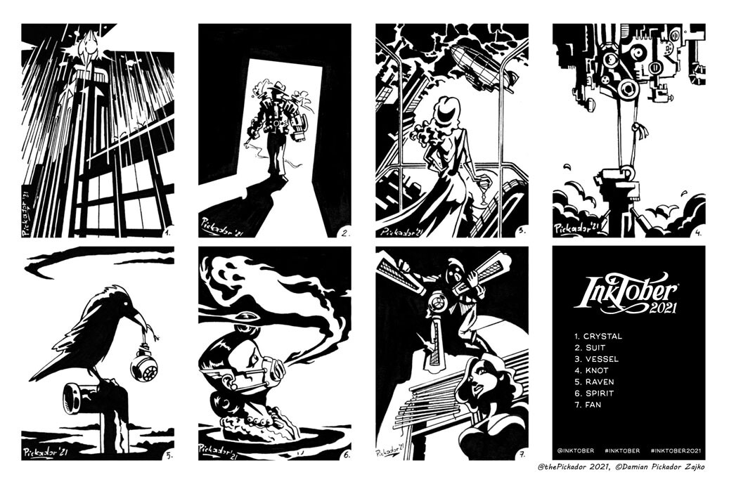Damian Zajko - Dieselpunk Inktober 2021