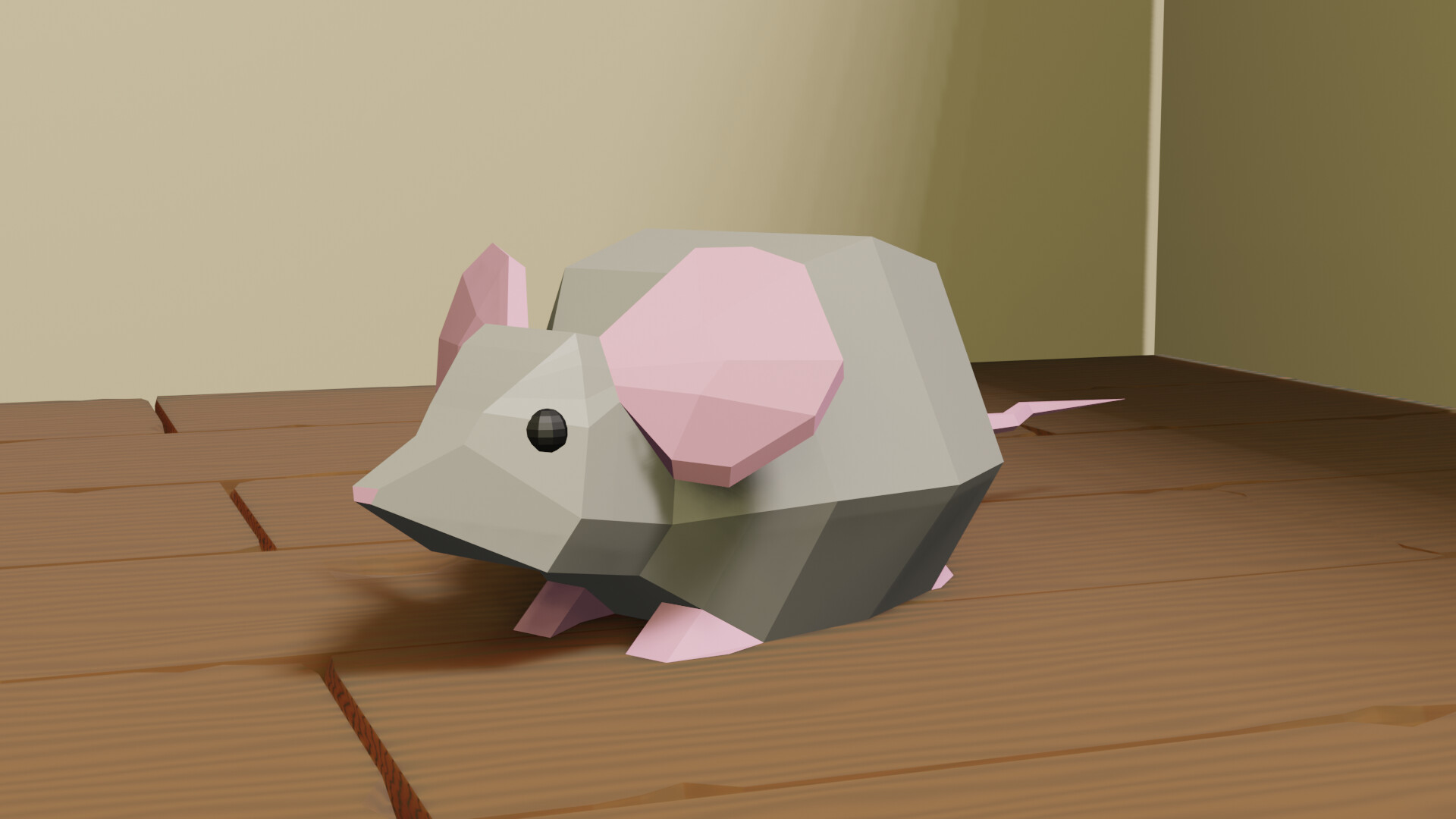 ArtStation - Low-Poly Mouse