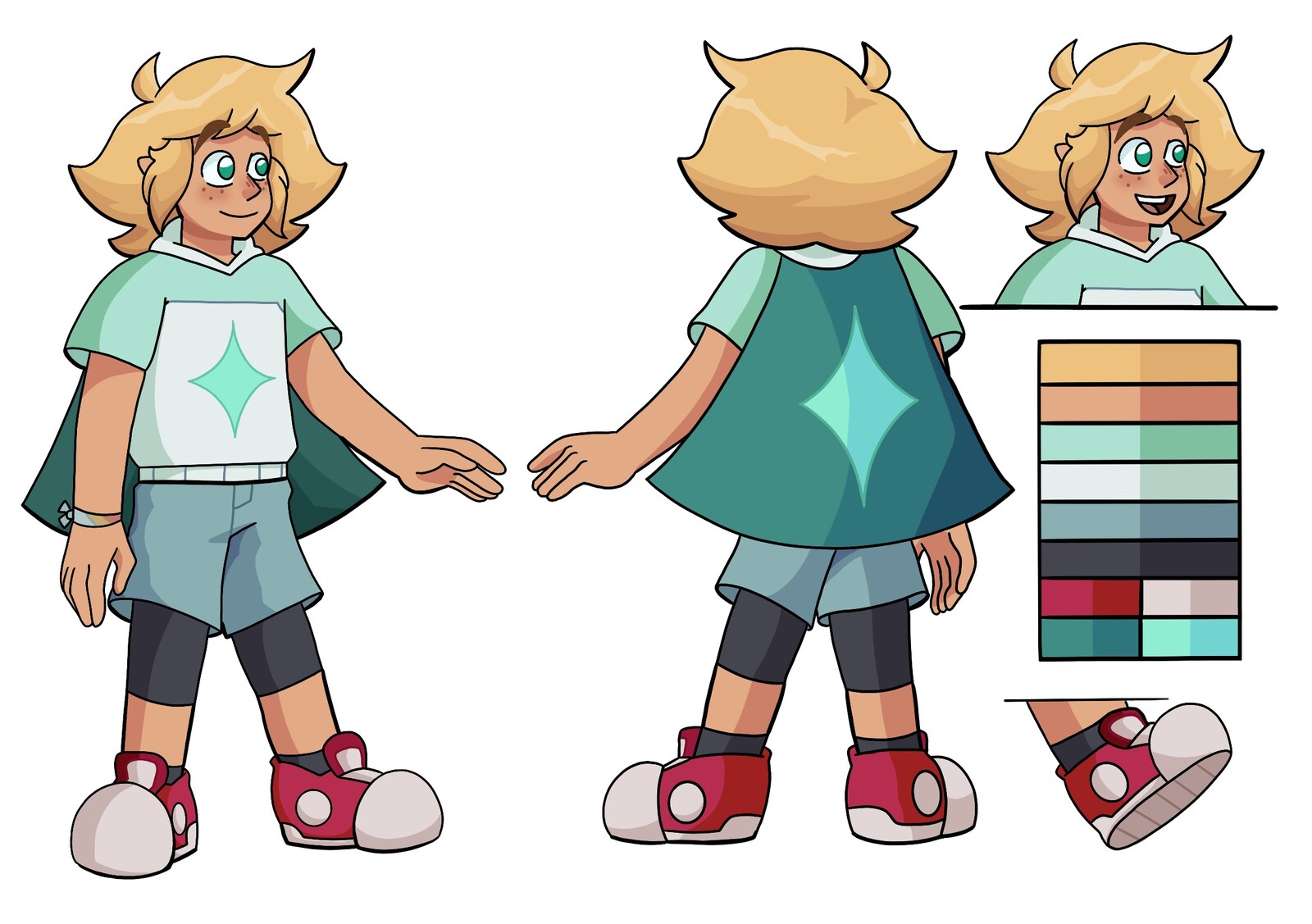 Jake Beesley- 1597395269 - Original Character Model Sheet + Sketches ...