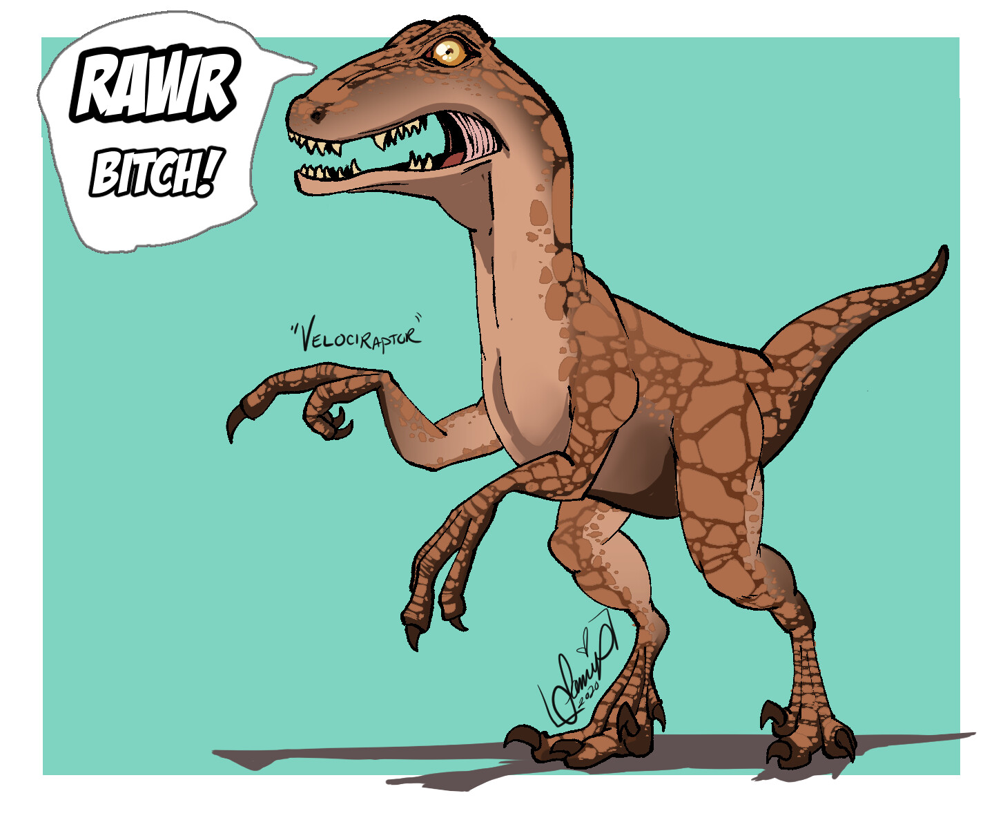 ArtStation - Velociraptor