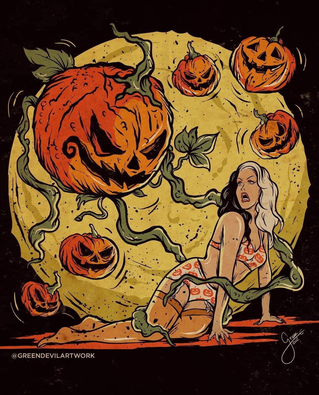 Anderson Green Devil - Halloween Attack