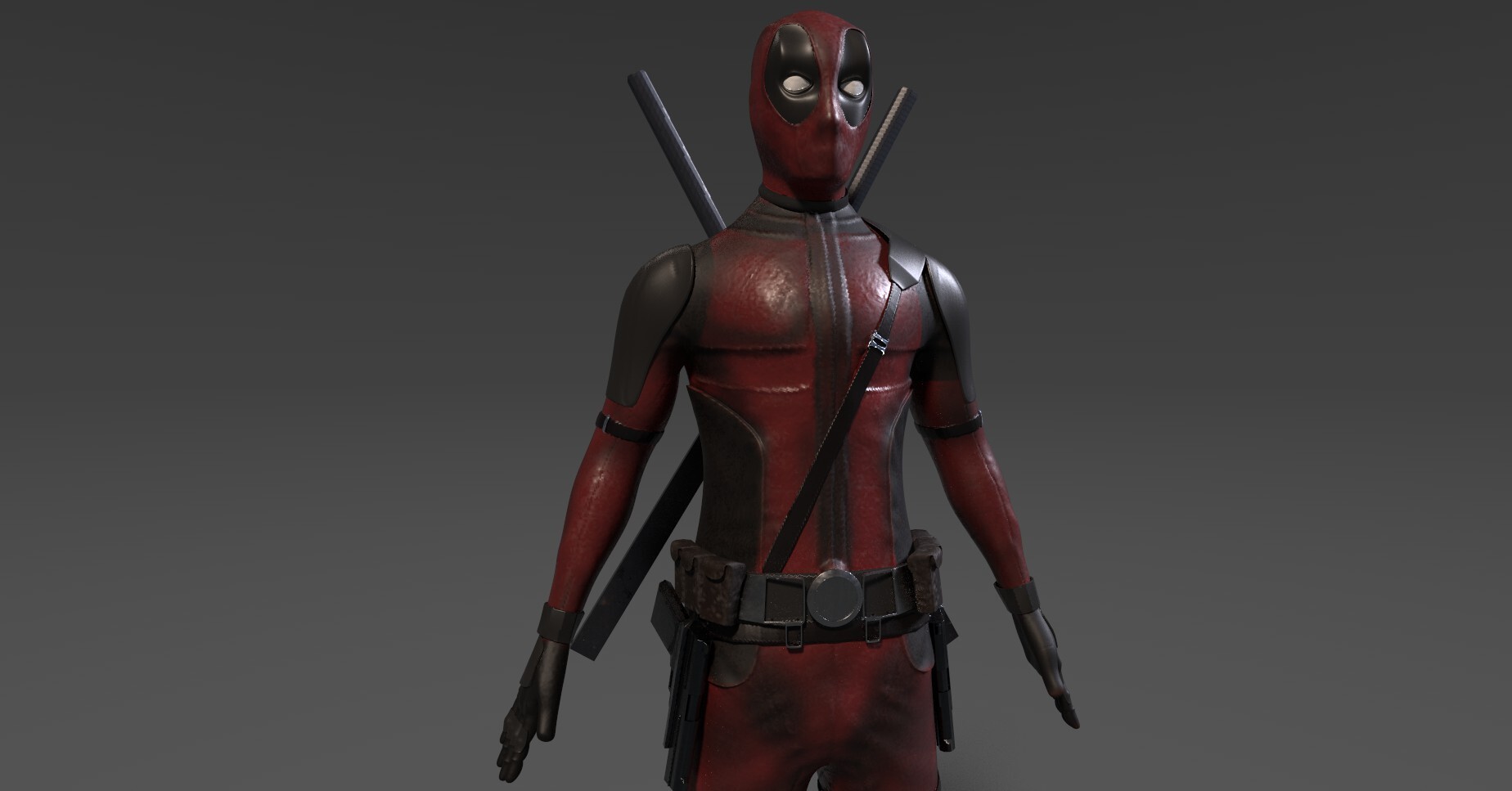 ArtStation - 3D Deadpool modelling and texturing