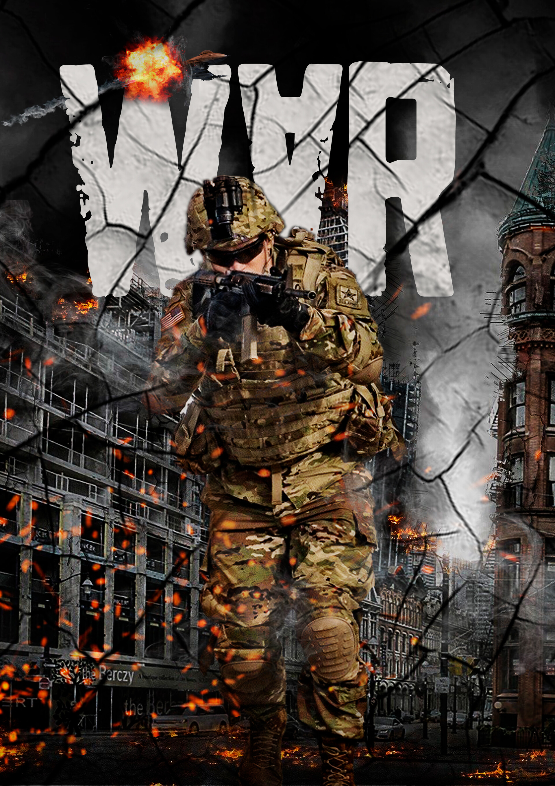 ArtStation - Videogame Cover 'War'