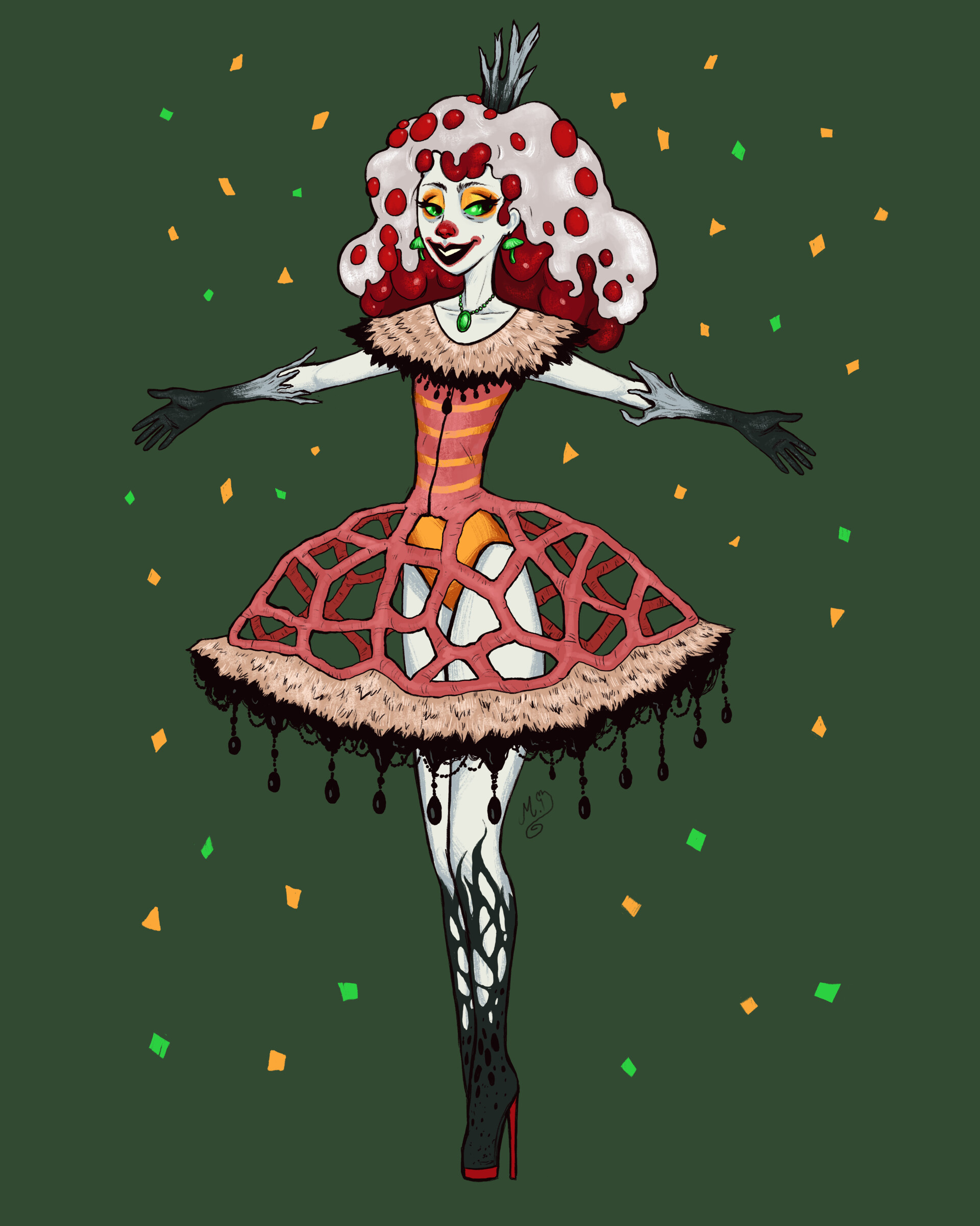 ArtStation - Mushroom clown