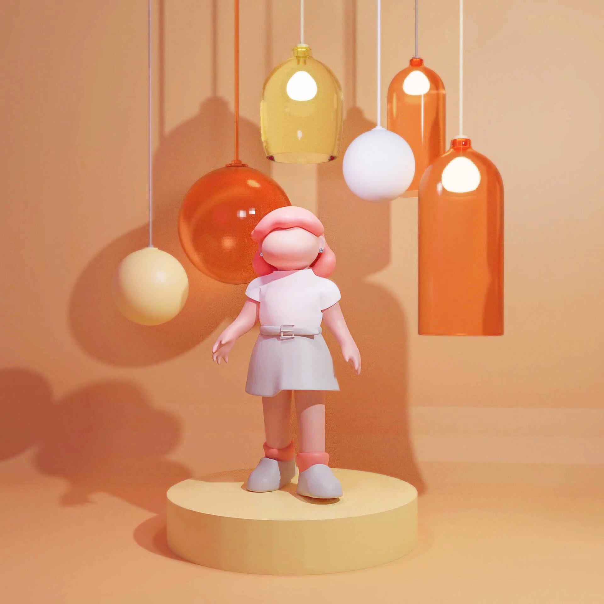 ArtStation - Orange girl