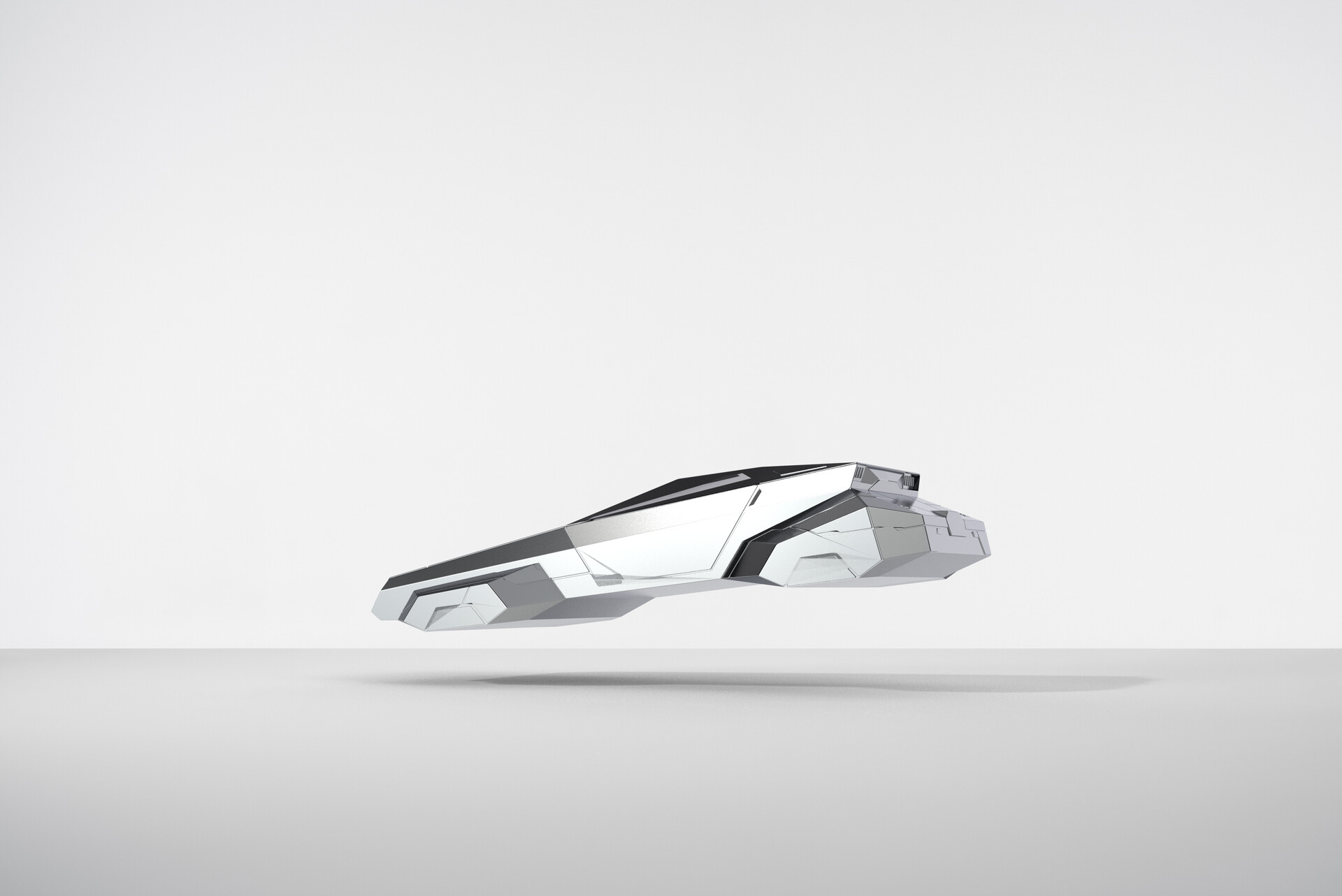 ArtStation - Metallic Sci Fi spaceship