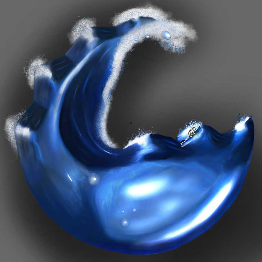 ArtStation - Stormy Sea