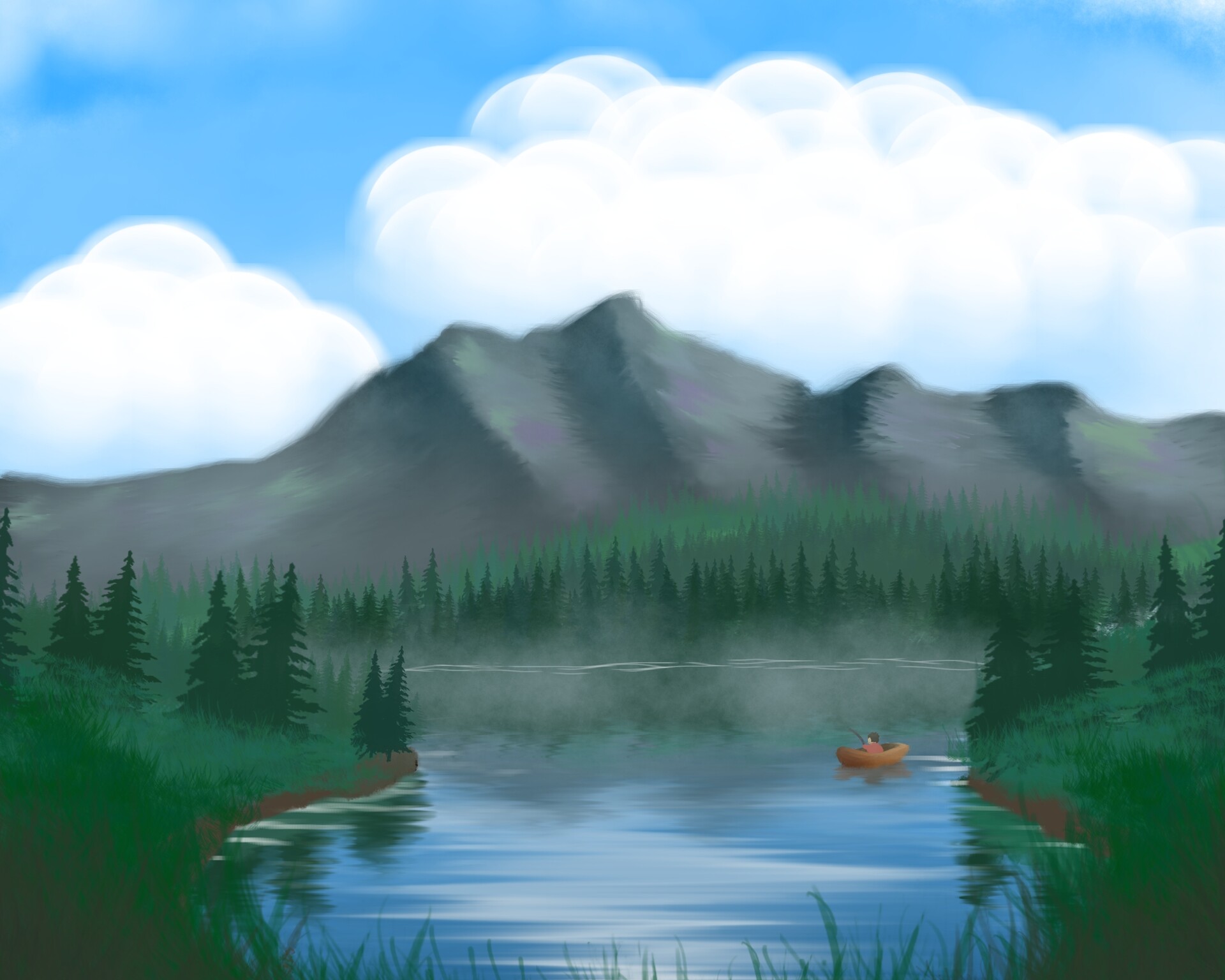 ArtStation - Jake in the Lake