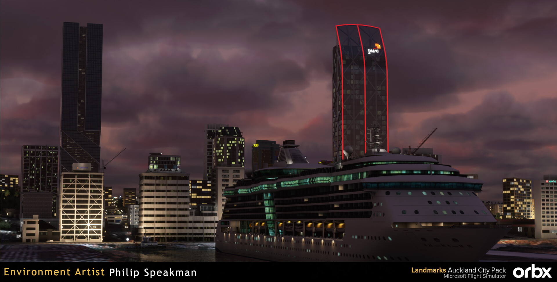 Philip Speakman - PWC Tower - Landmarks Auckland City Pack