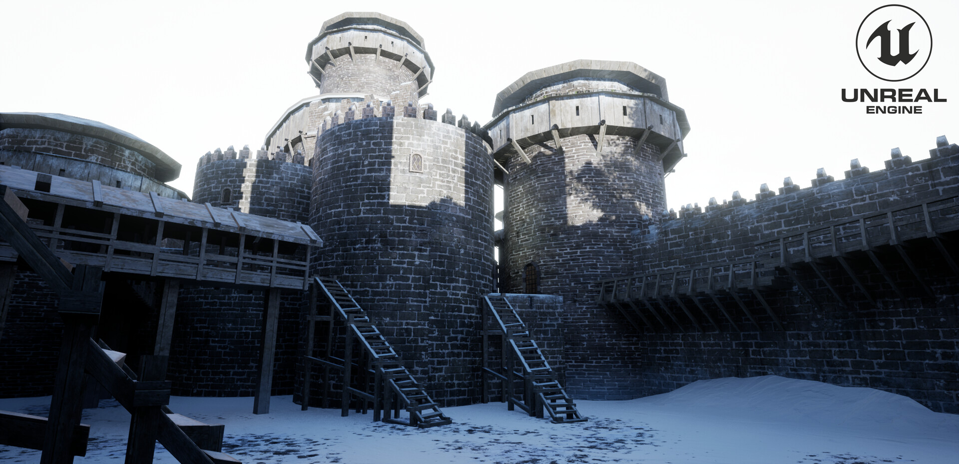 Topo Fighter - Winterfell Game of Thrones UE5