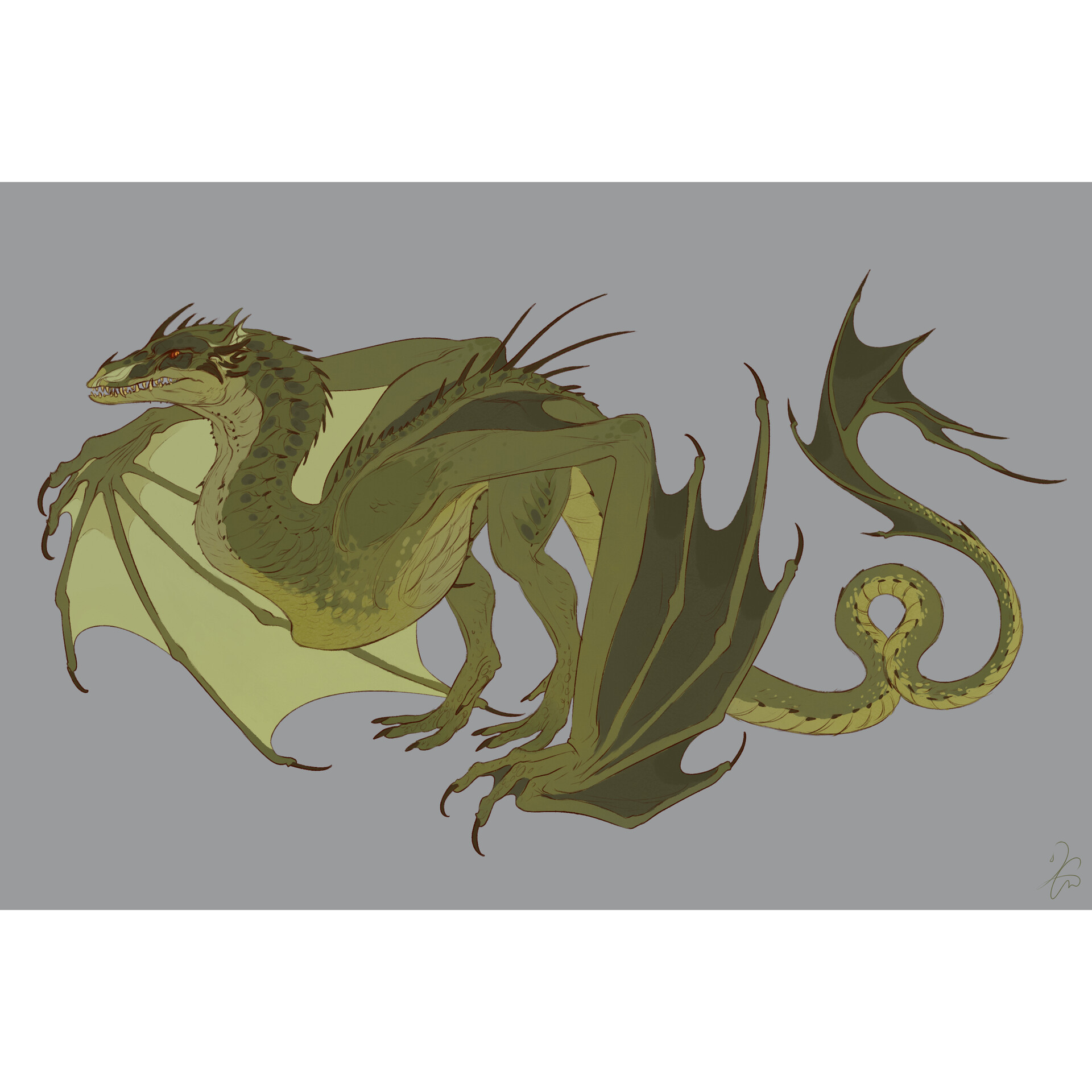 ArtStation - Venomous Dragon