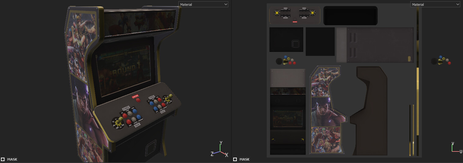 Clark Limer - Stylized Arcade (Street Fighter)