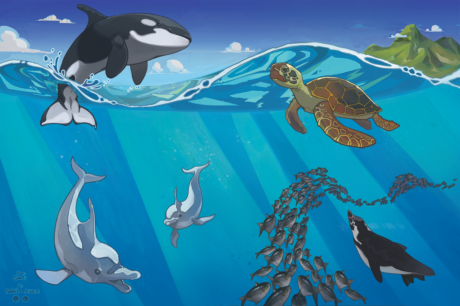 ArtStation - Ocean Illustration