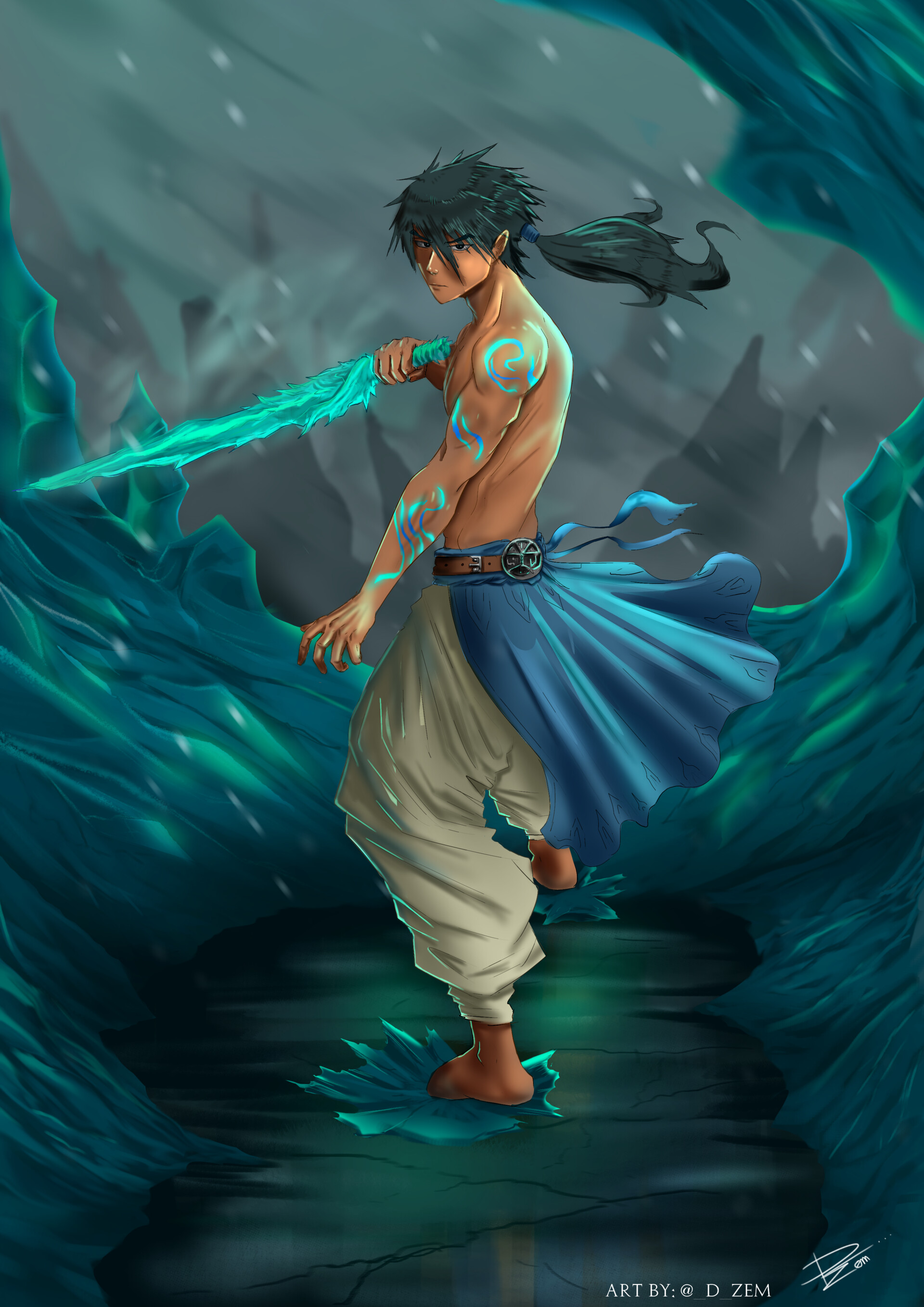 ArtStation - Ice Swordsman