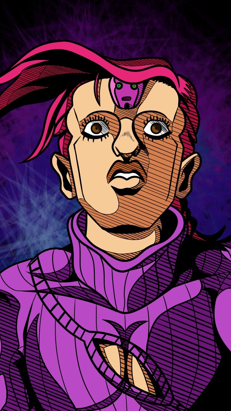 ArtStation - Doppio From JoJo with a Comic / Cross-Hatched Shading Style