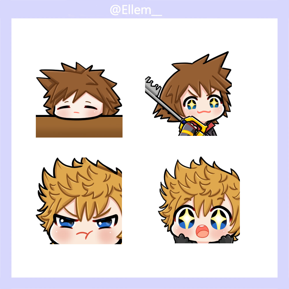 ArtStation - Twitch emotes commission for dj_j0nny