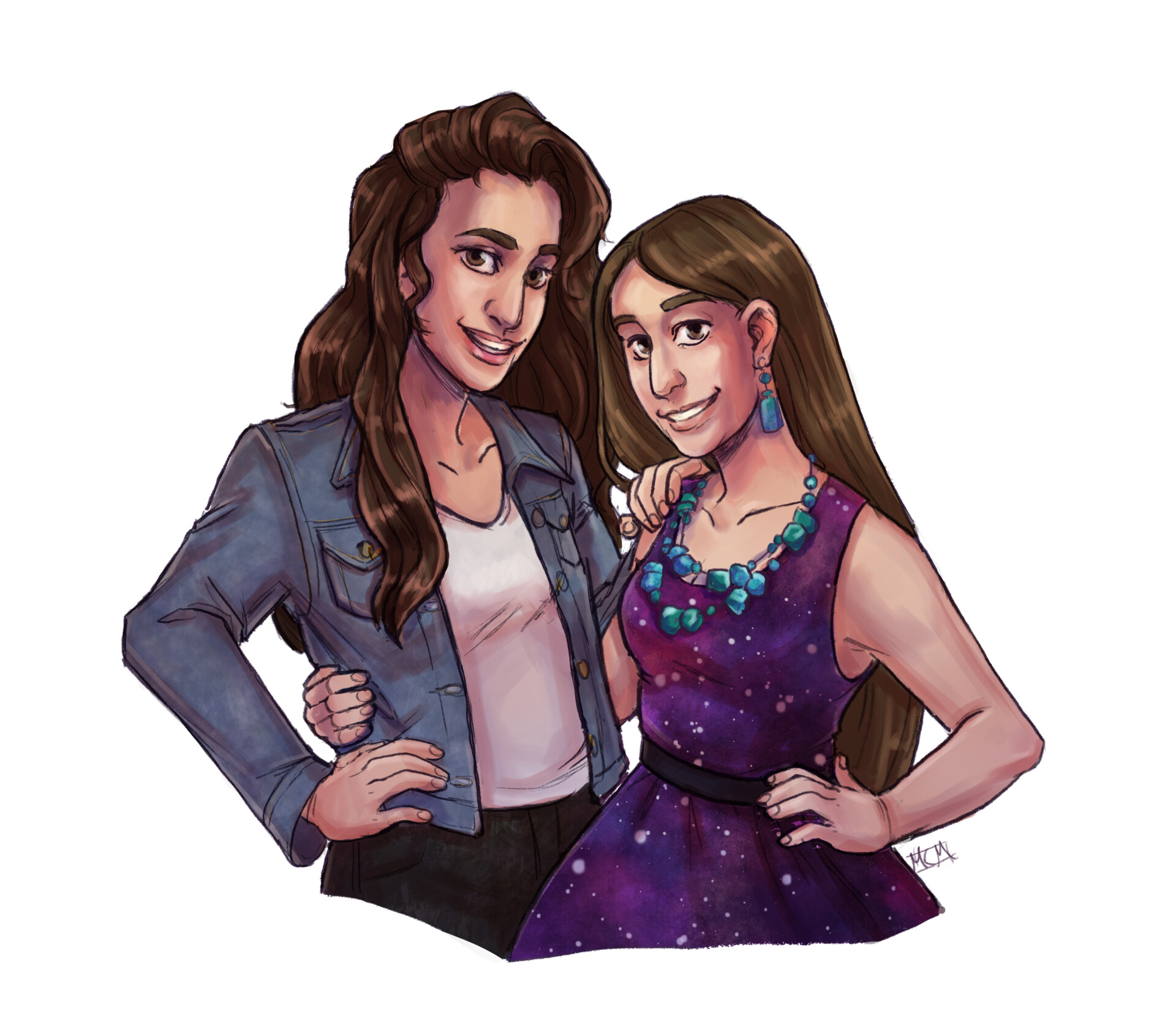 ArtStation - Two Person Portrait