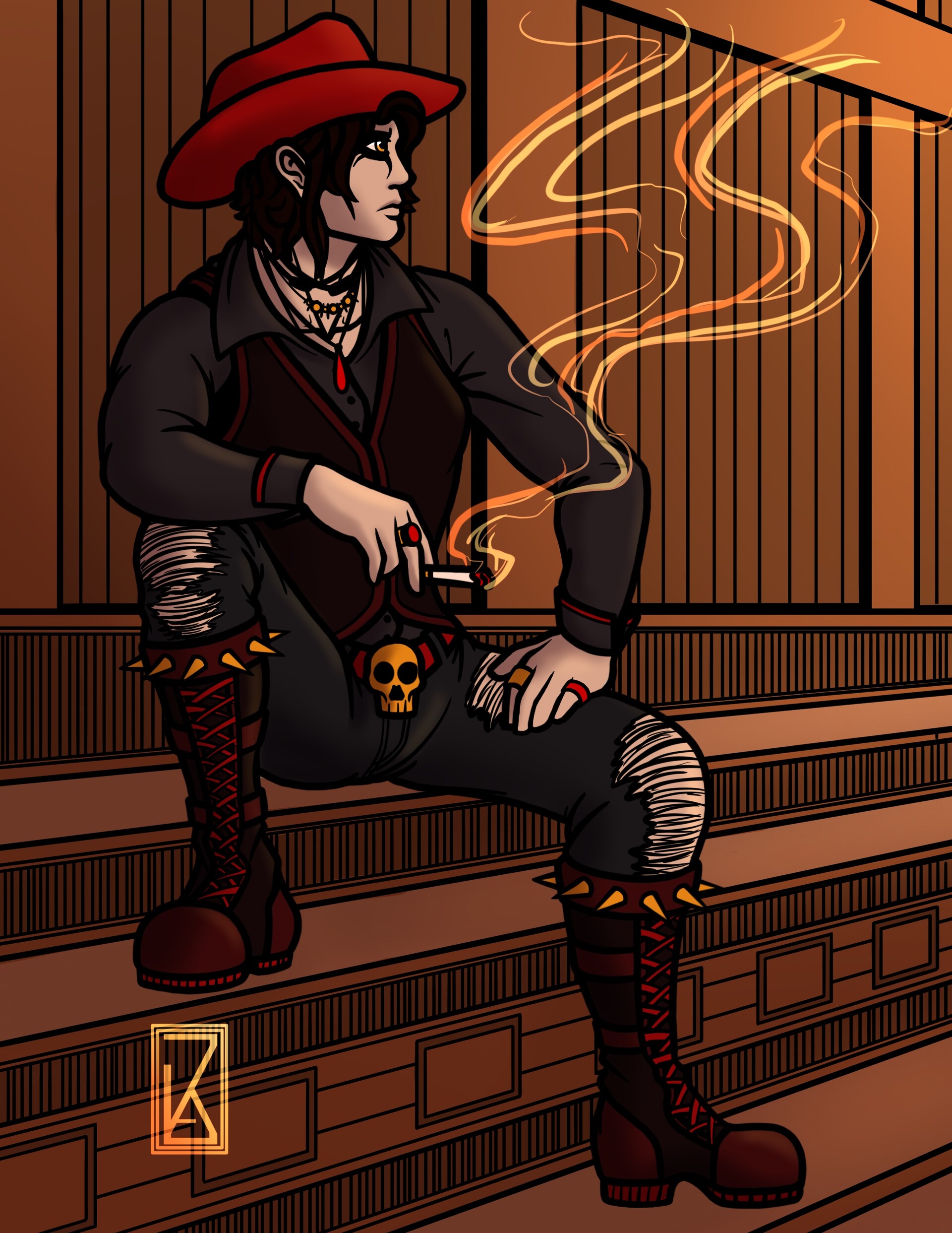 ArtStation - Cowboy Goth