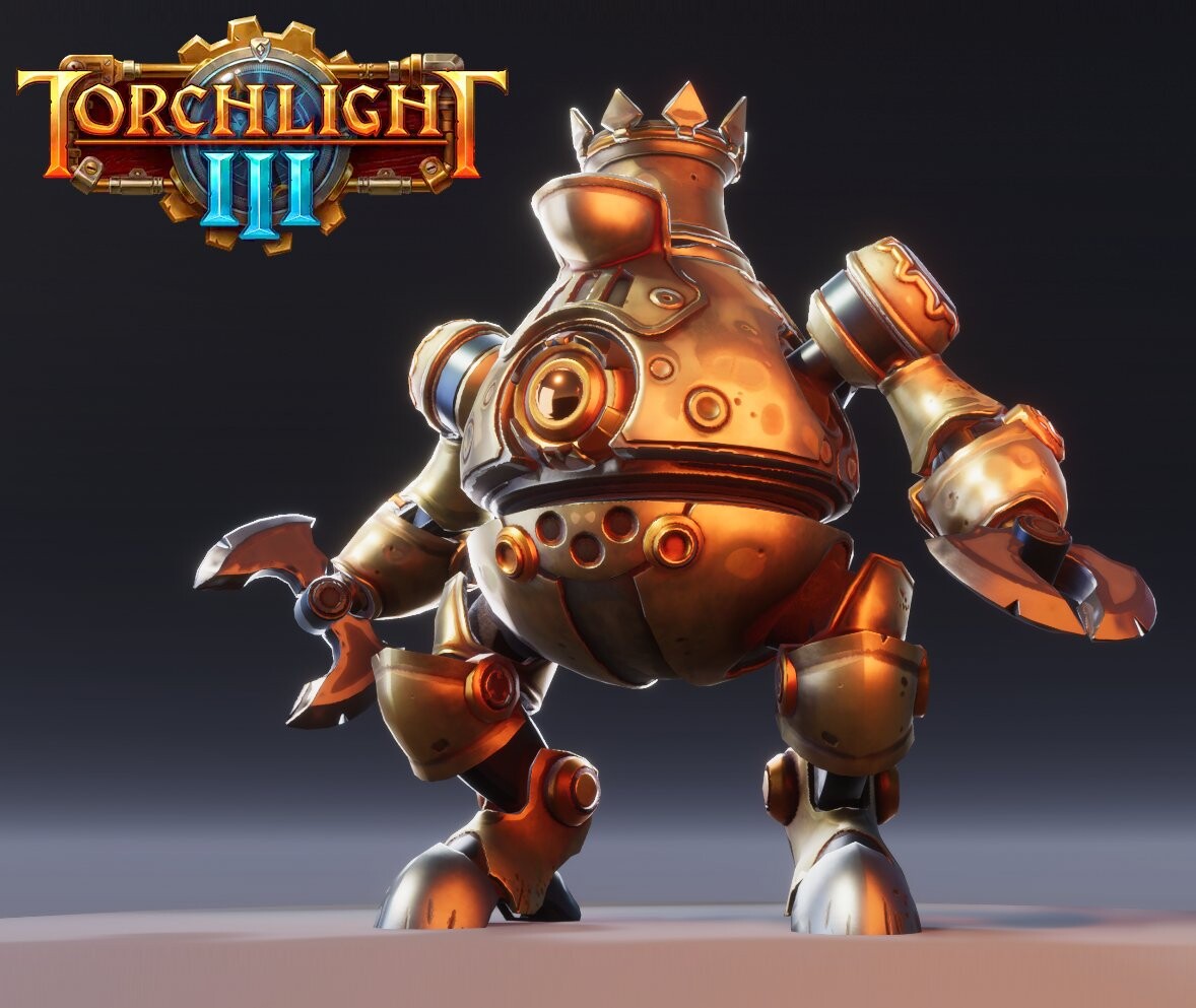 ArtStation - Torchlight 3 Automata "Eggy"