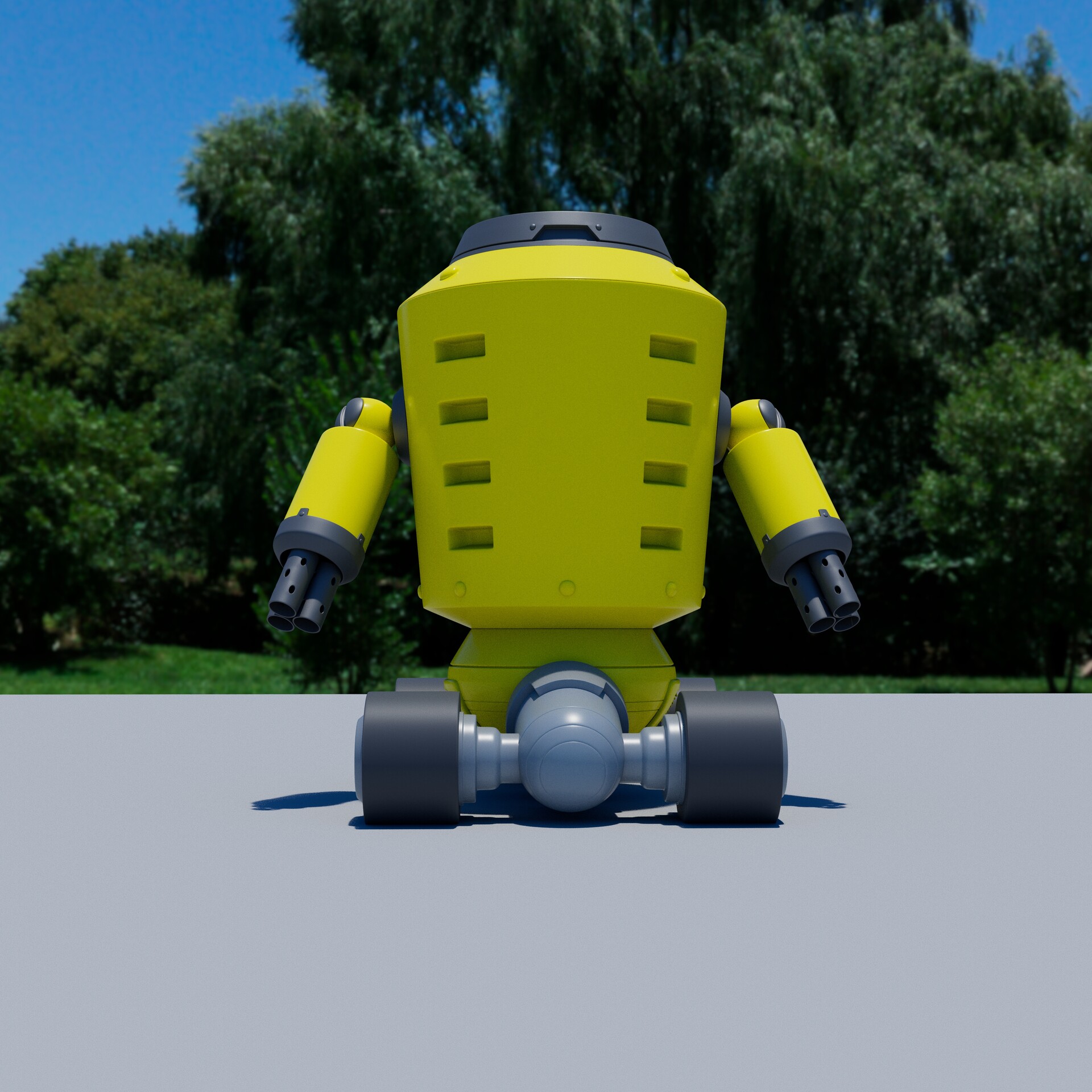 ArtStation - robot hard surface modelling and texturing