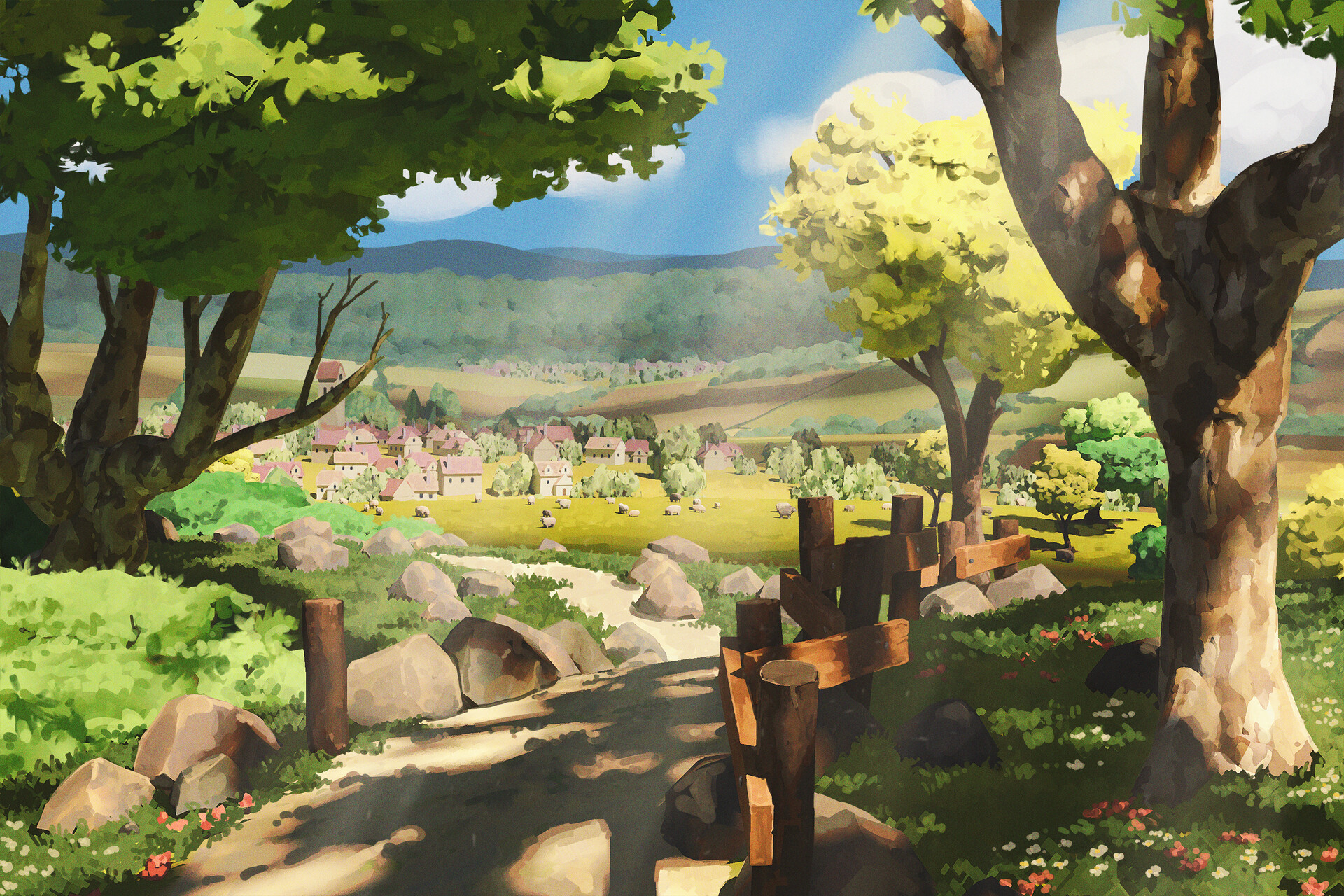 ArtStation - environment painting