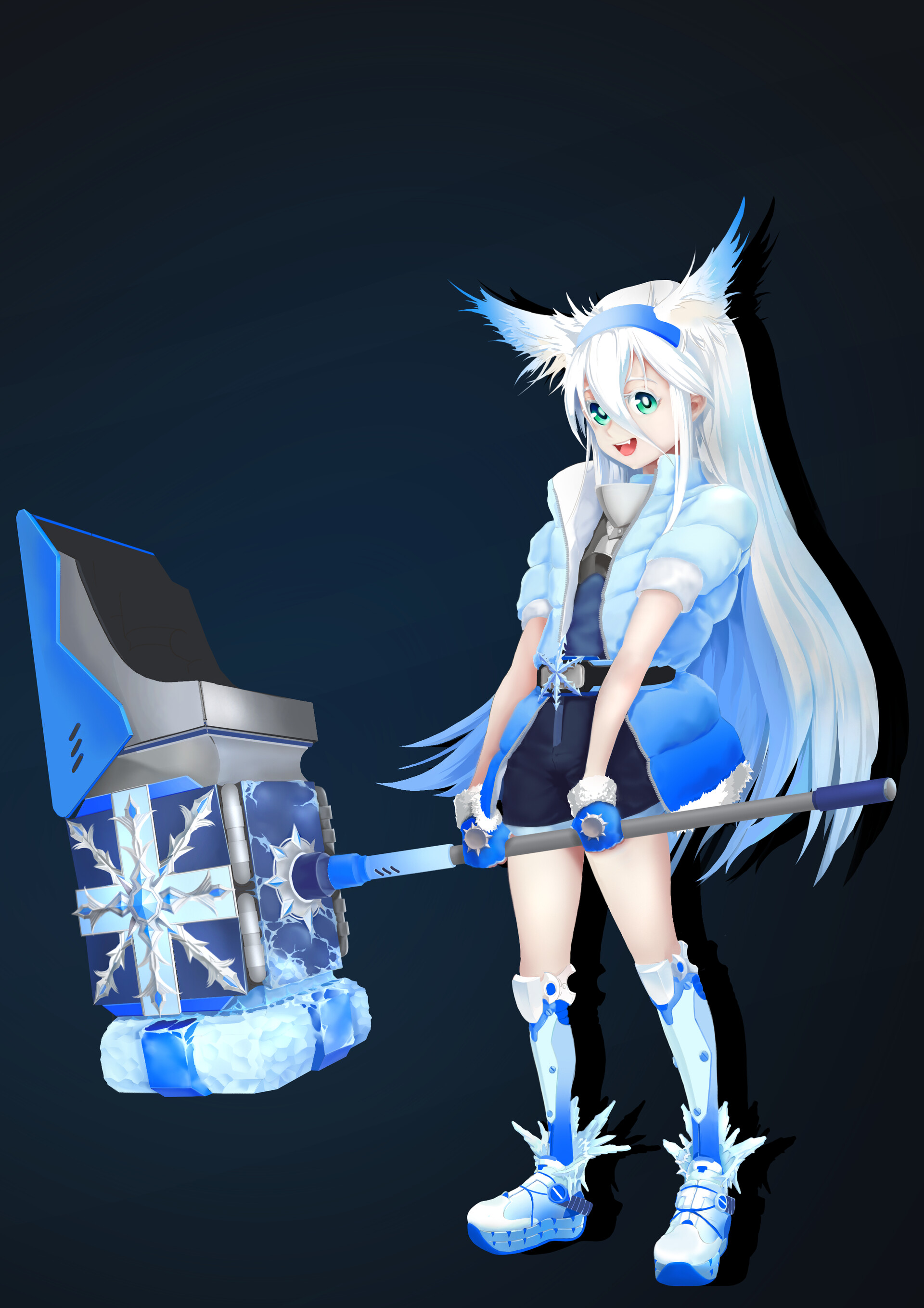 ArtStation - Hammer_girl