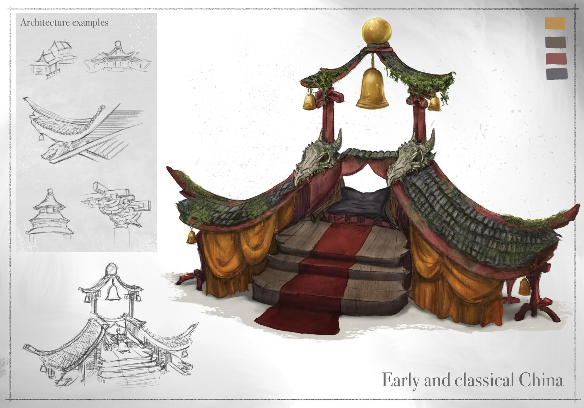 ArtStation - Architecture-inspired thrones