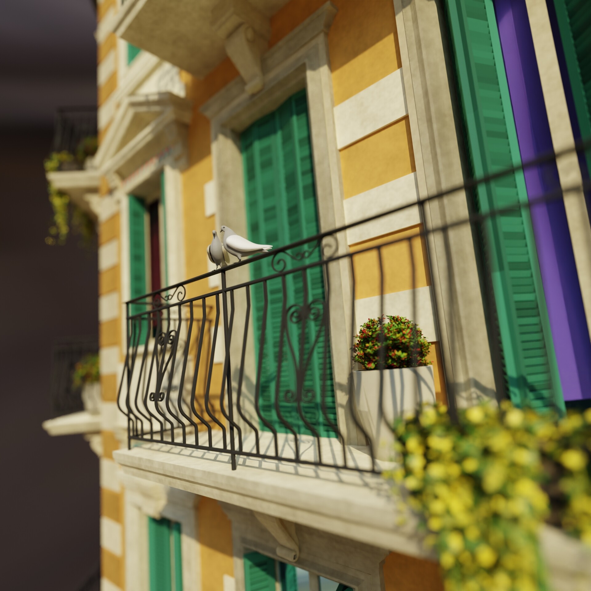 Kristina Romashkina - 3D Modeling Old Building in Blender