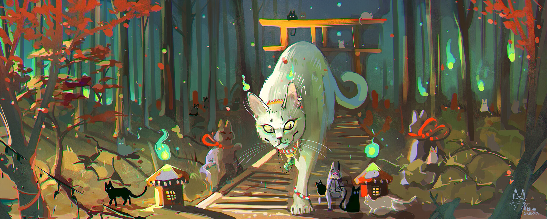 ArtStation - Cat Forest