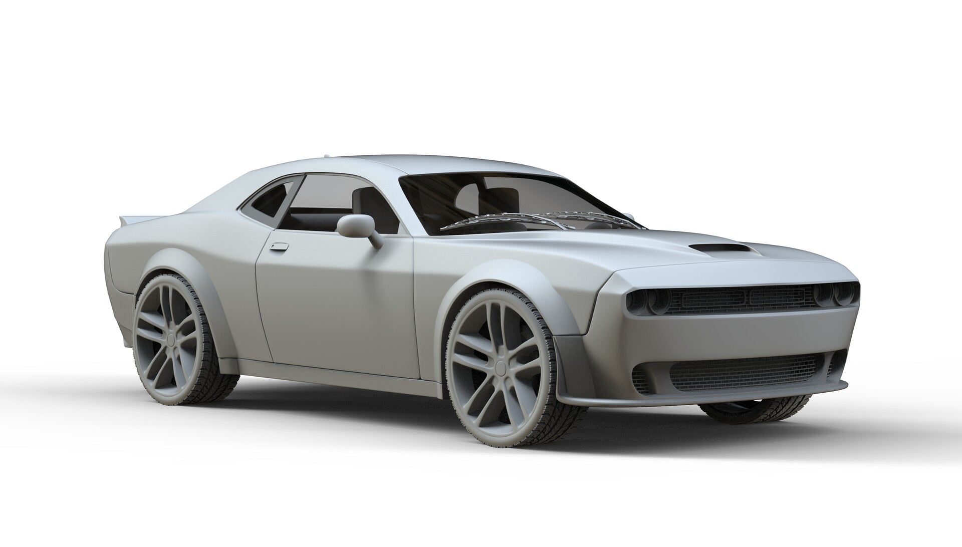 ArtStation - Dodge Challenger 2019