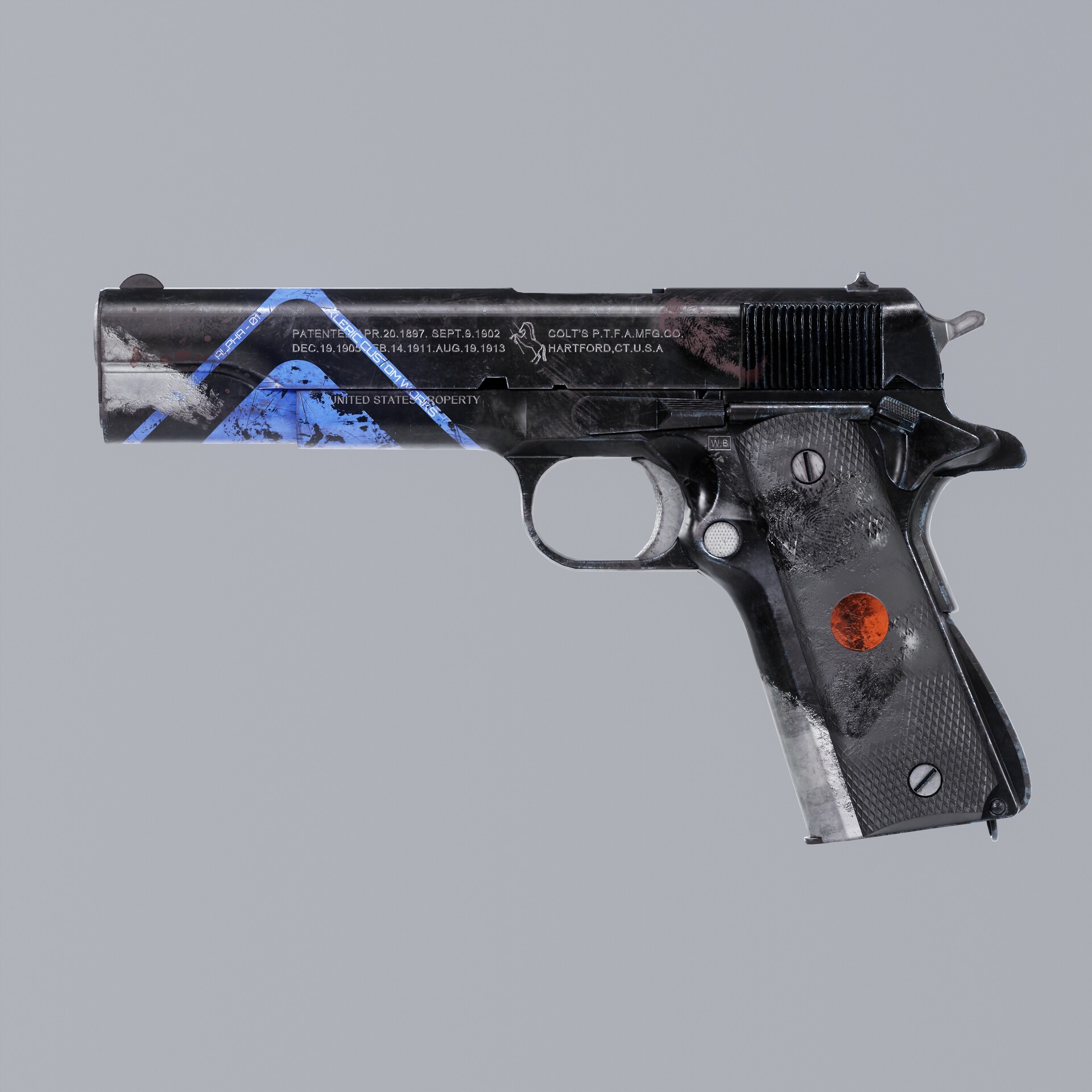 ArtStation - Colt 1911 Alpha 01 GAME READY