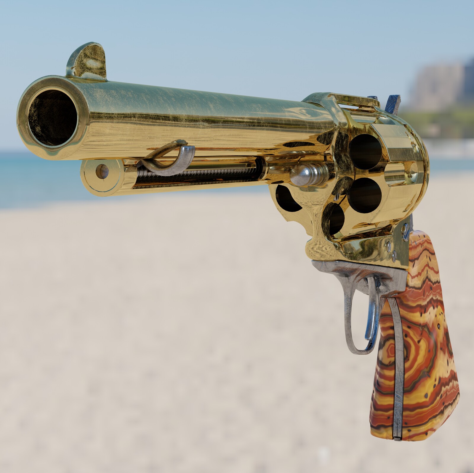 Digital Loom - Colt 45. single action army revolver