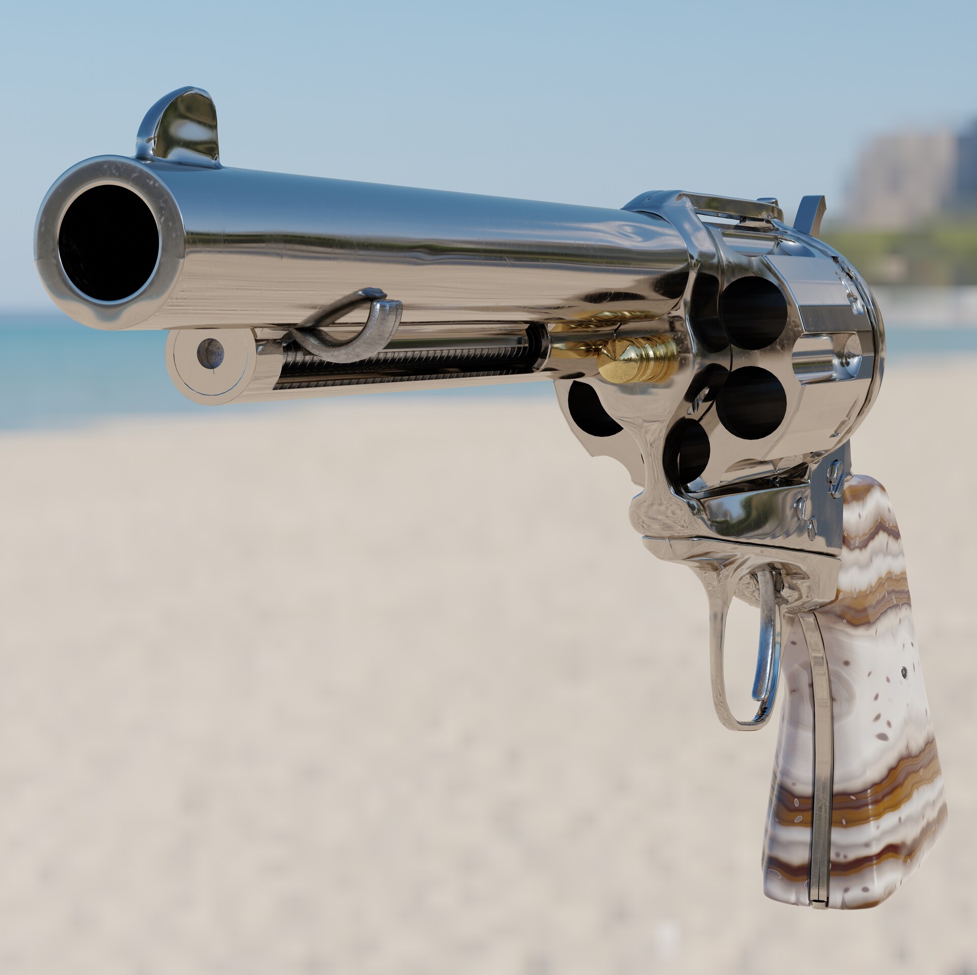 Digital Loom - Colt 45. single action army revolver