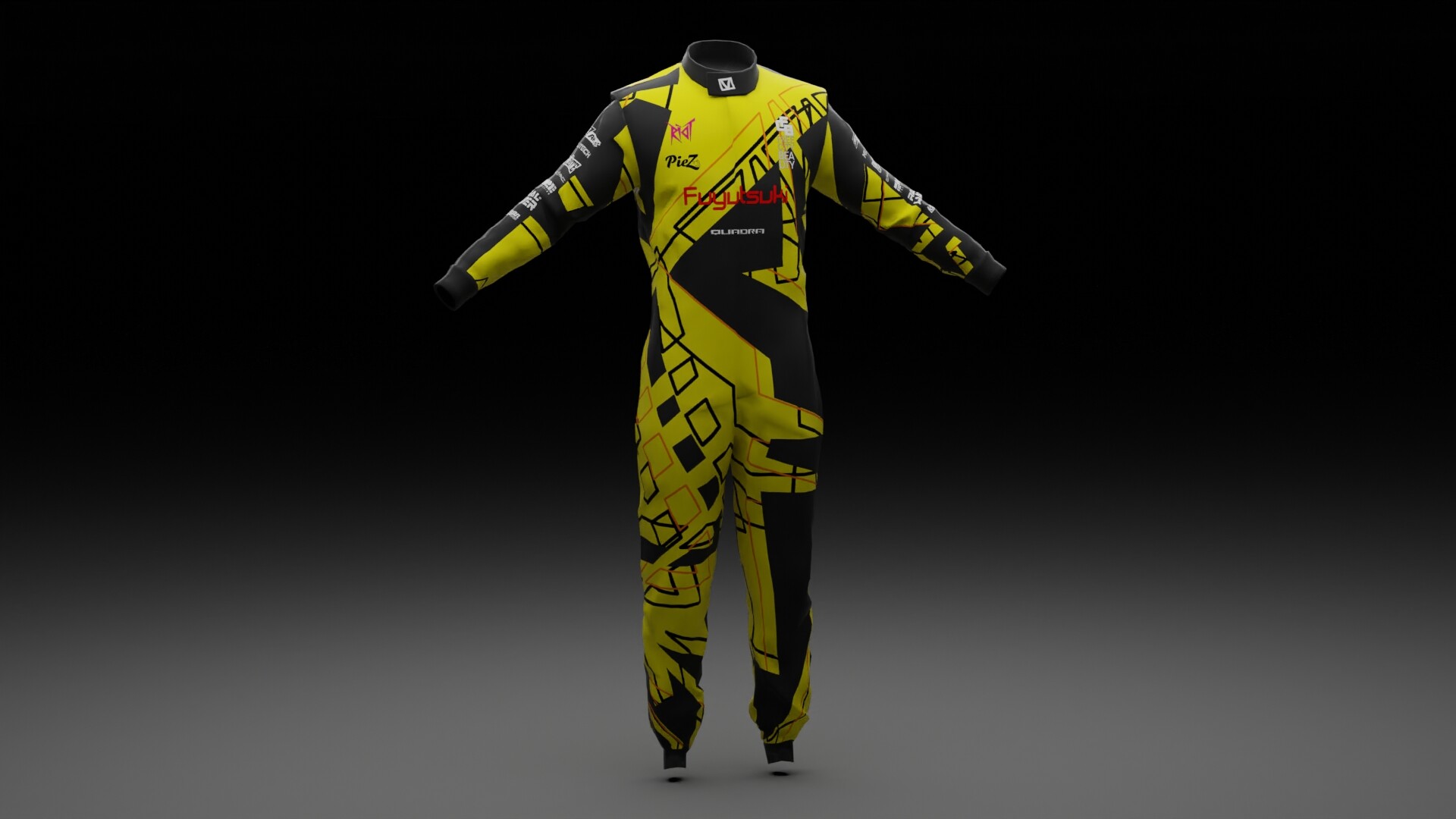 HONGWORKS Design - Cyberpunk 2077 Fuyutsuki Driver suit