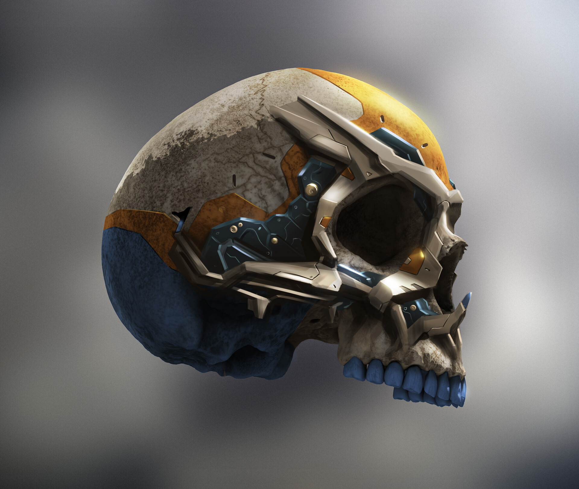 ArtStation - Tactical Skull