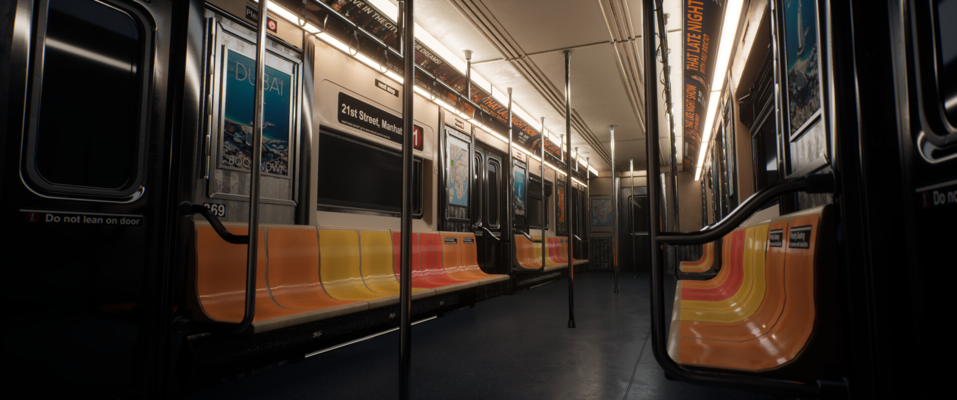 ArtStation - Subway Interior