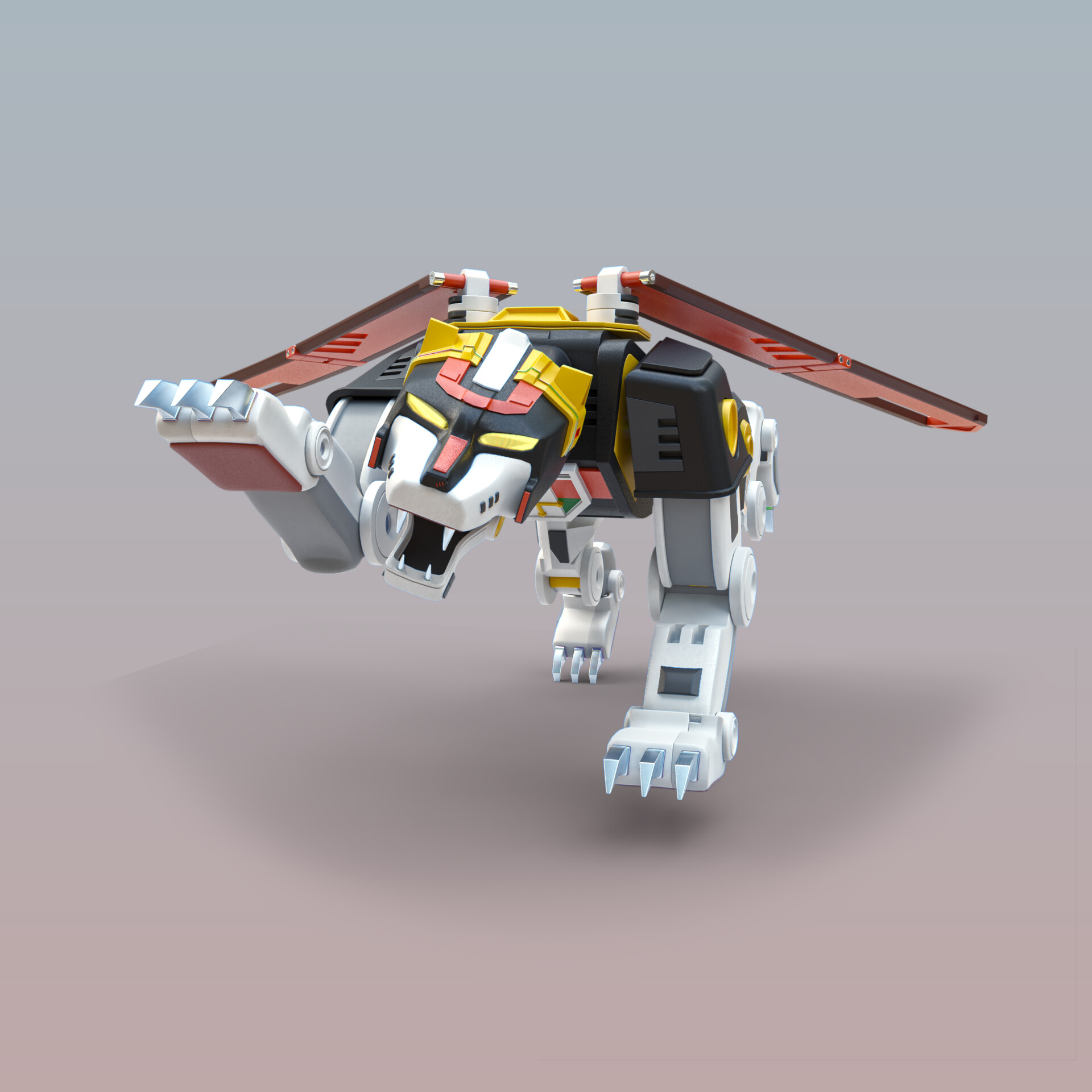 ArtStation - Voltron Black Lion