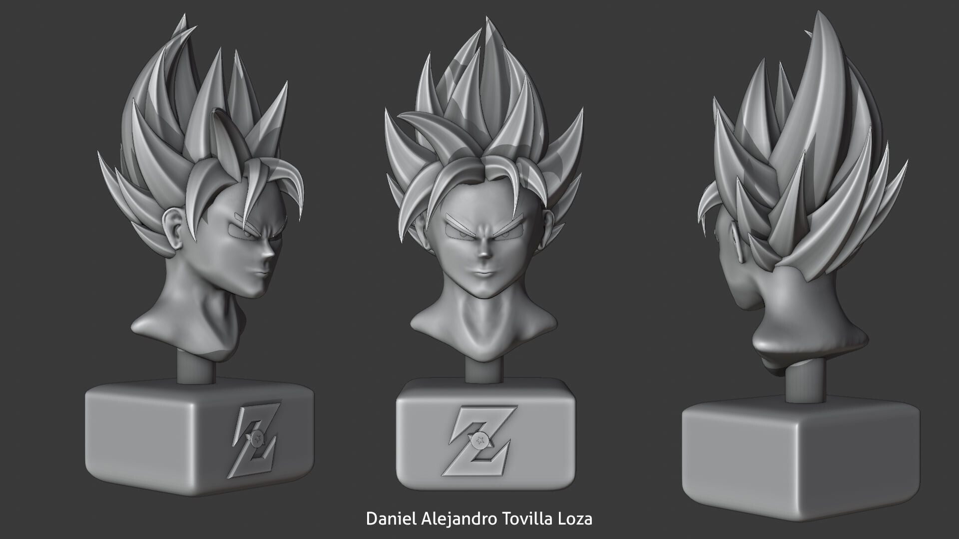 ArtStation - Goku 3d modeling