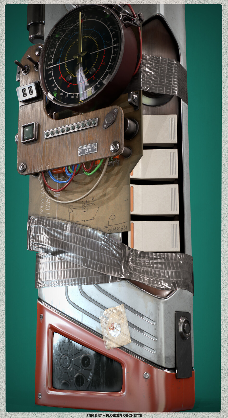 Florian Obchette - DEATHLOOP Fan Art - Hackamajig