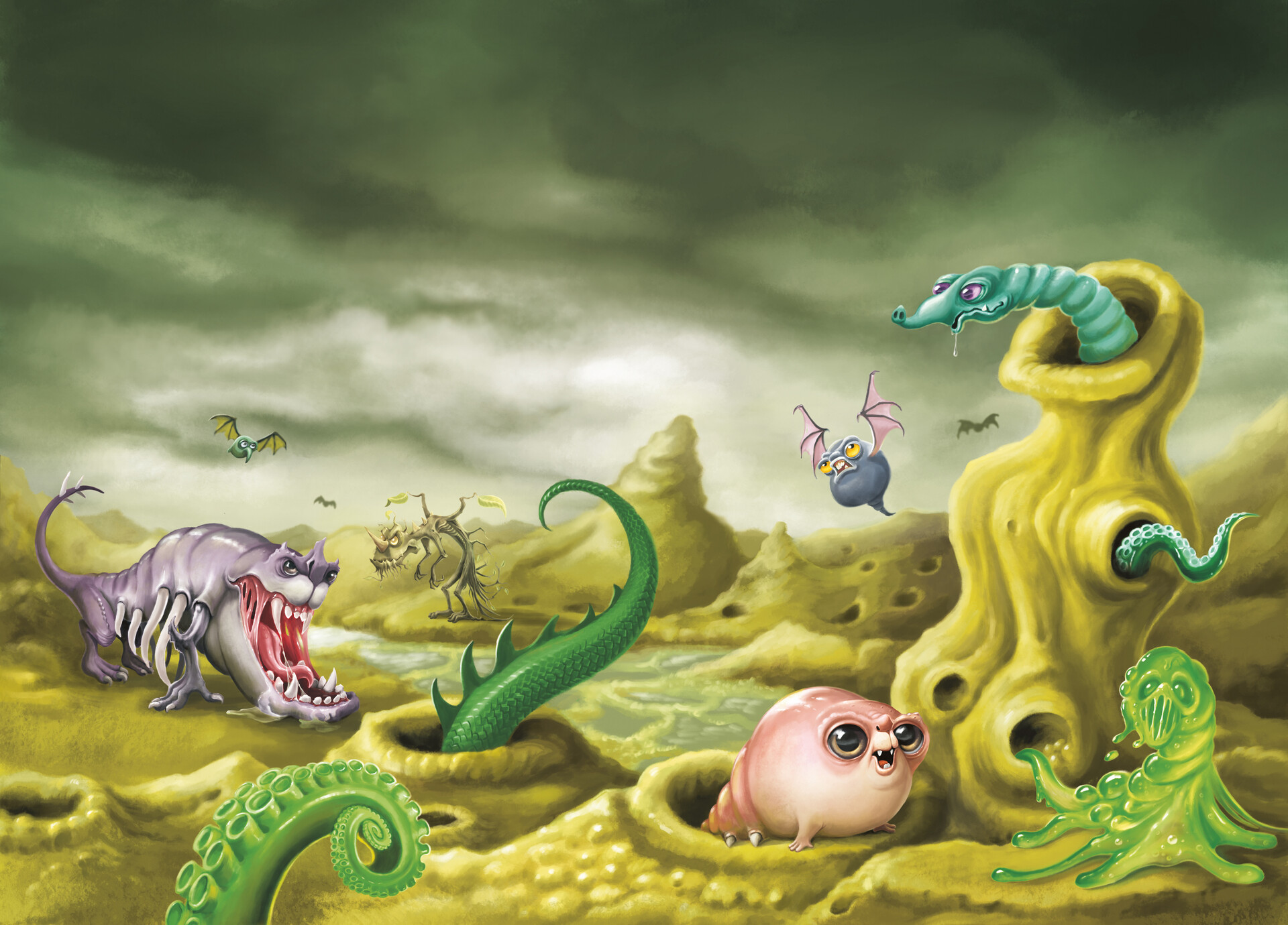 ArtStation - Land of the monsters